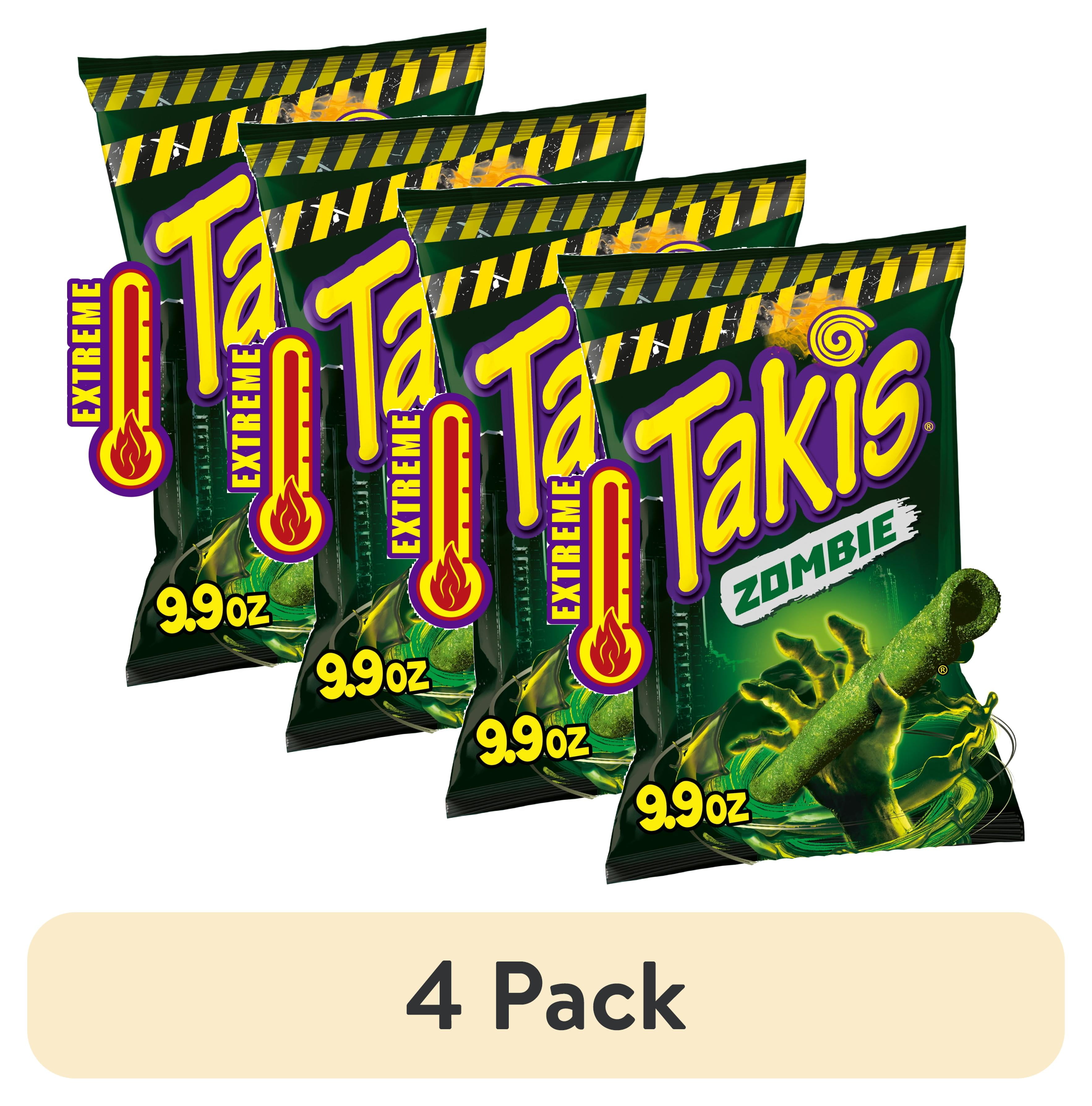 (4 pack) Takis Zombie 9.9 oz Sharing Size Bag, Habanero & Cucumber ...