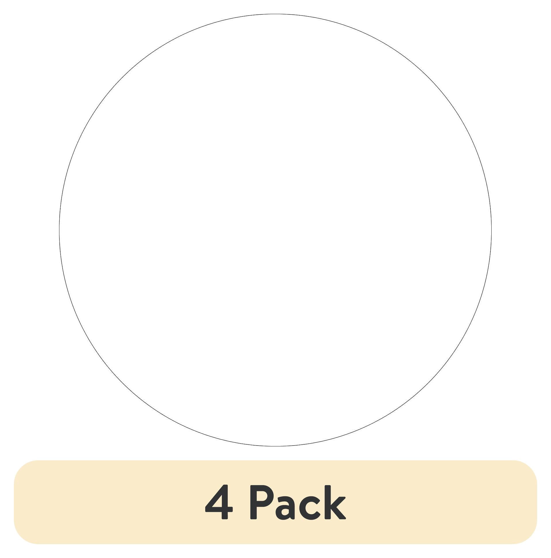 (4 pack) Tape Logic Inventory Circle Labels 1 1/2" White 500/Roll ...