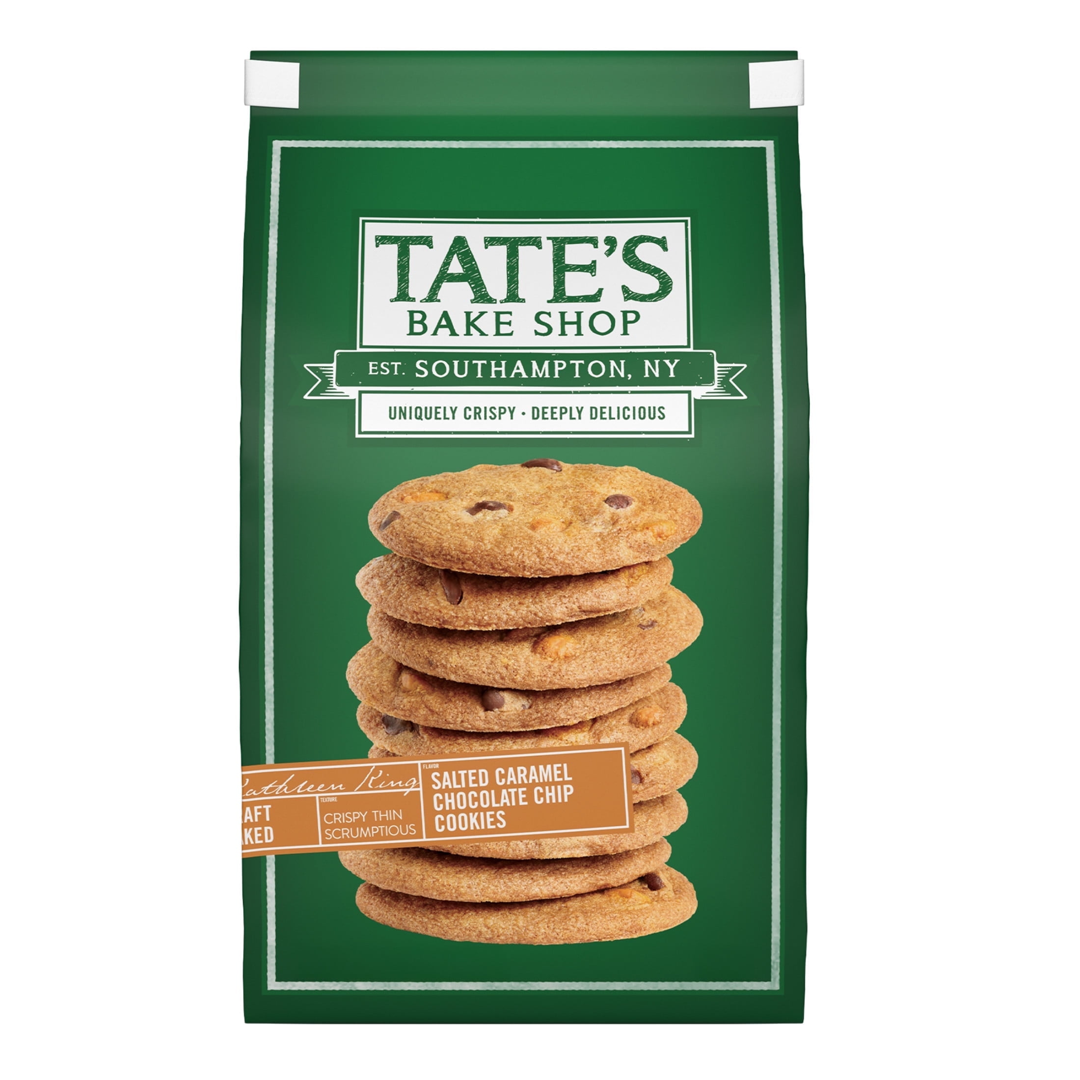 ( 4 pack )Tate's Bake Shop Salted Caramel Chocolate Chip Cookies, 6.5 ...