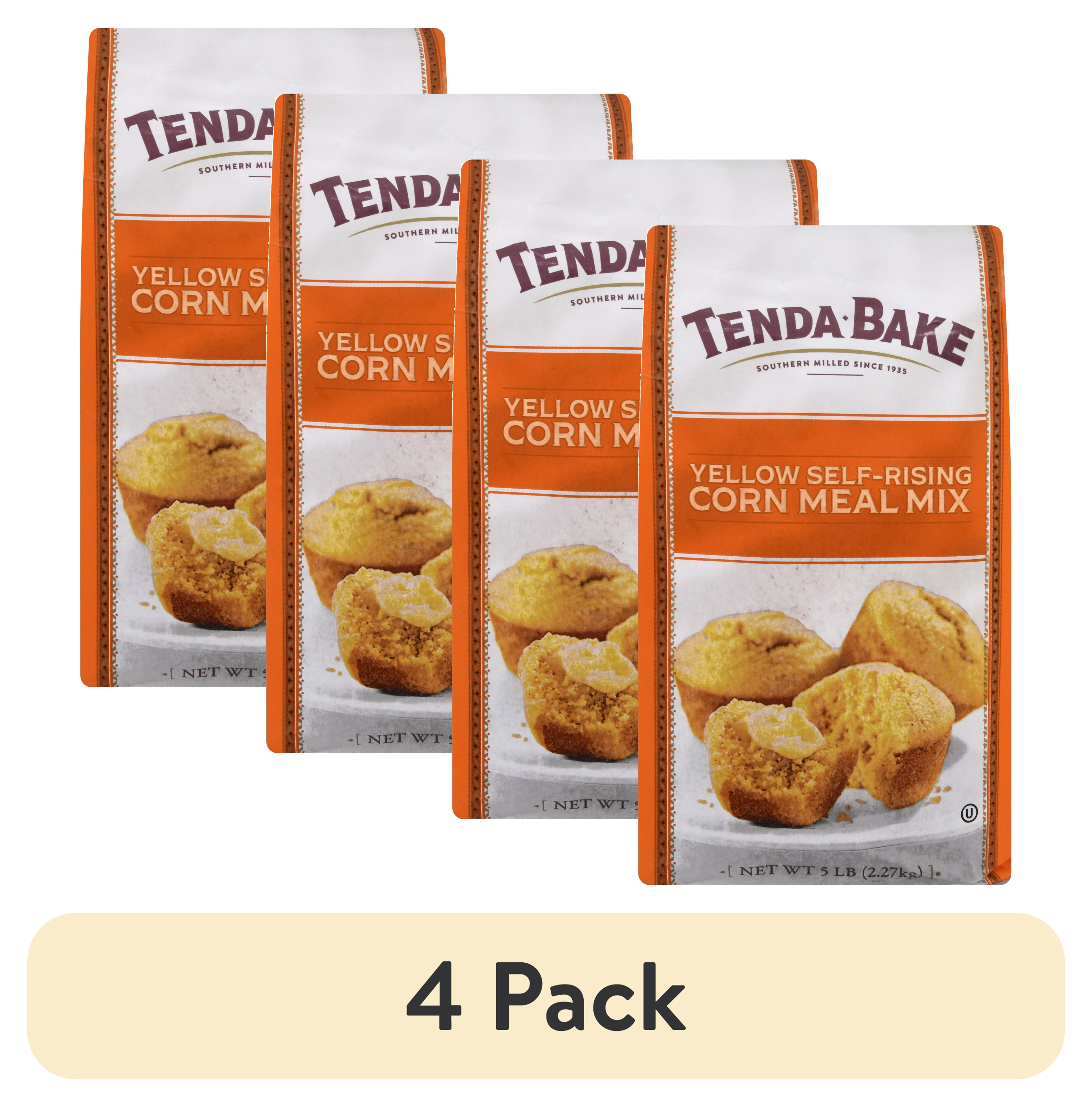 (4 pack) Tenda-Bake Yellow Self-Rising Corn Meal Mix, Authentic ...