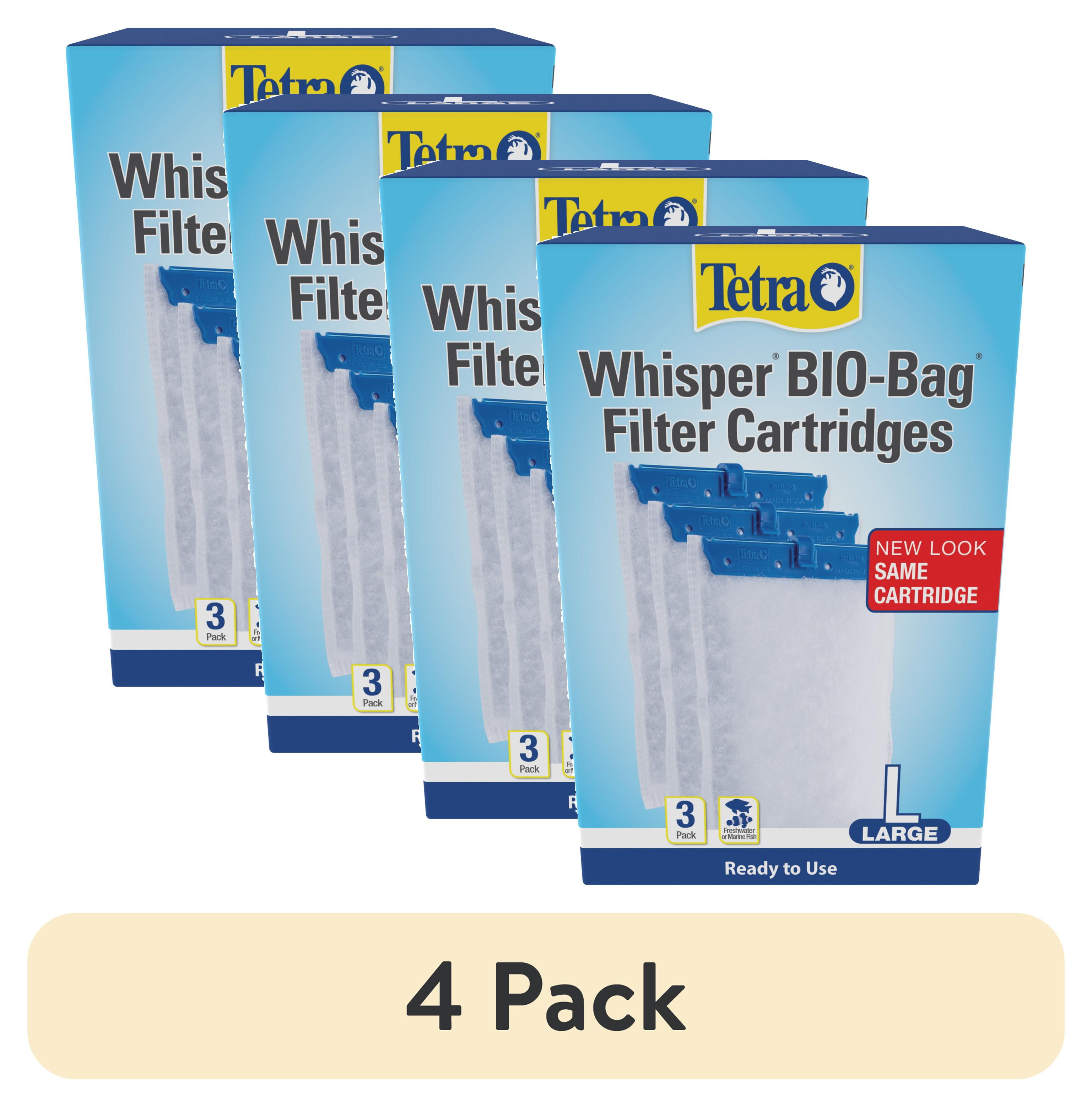 (4 pack) Tetra Whisper Bio-Bag Ready-to-Use Disposable Filter ...