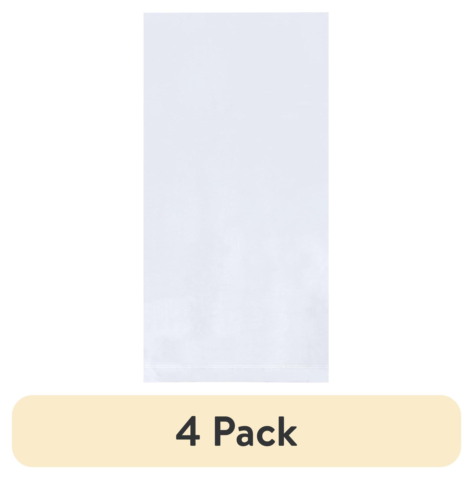 (4 pack) The Packaging Wholesalers Flat 1.5 Mil Poly Bags 8" x 20 ...