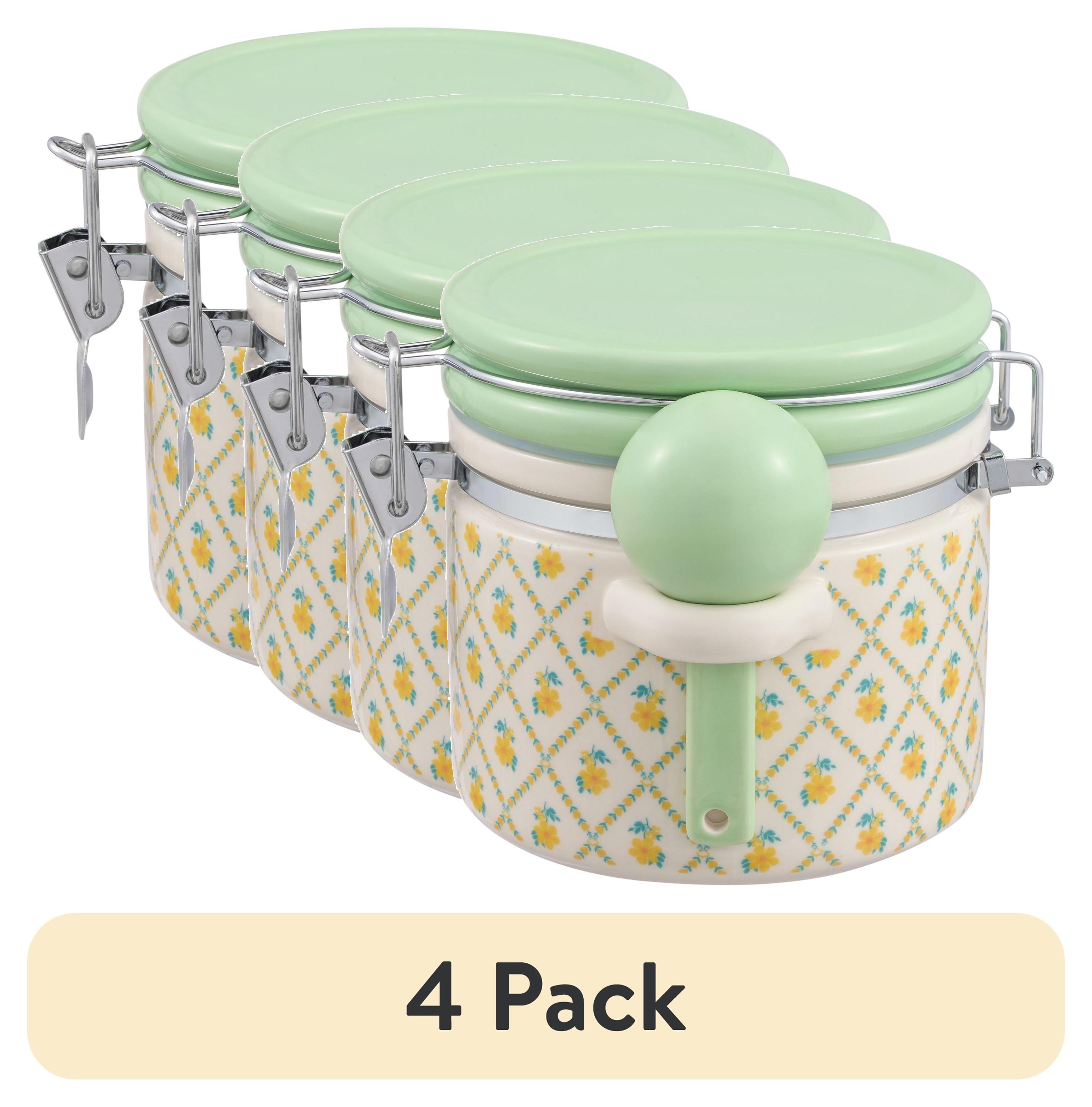 Pioneer Woman Canister Set | Kitchen racks for ecommerce - Walmart ...