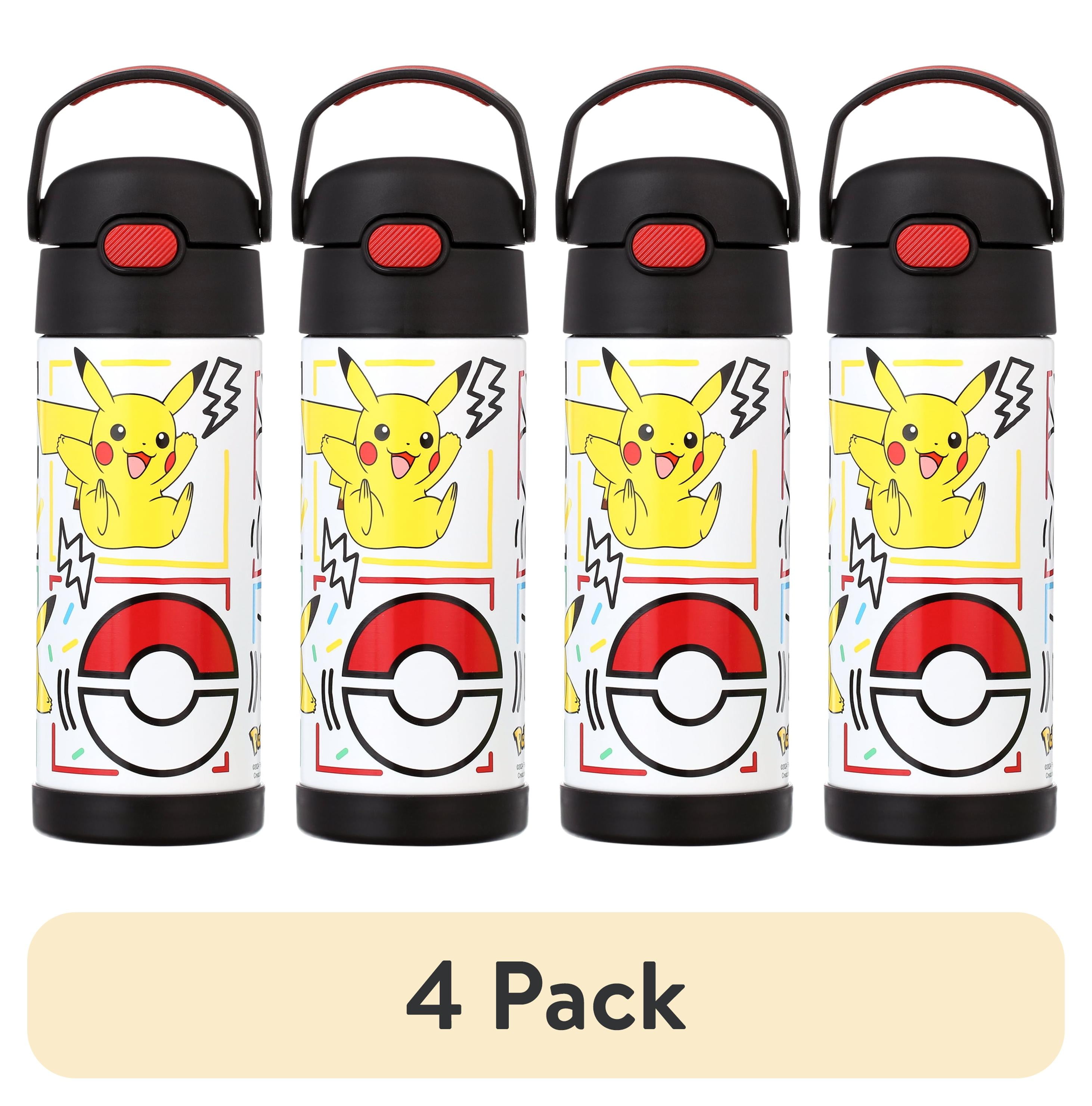 Thermos Funtainer Kids Insulated Water Bottle with Straw, Pokemon, 14 oz, Leak-Proof - Walmart.com