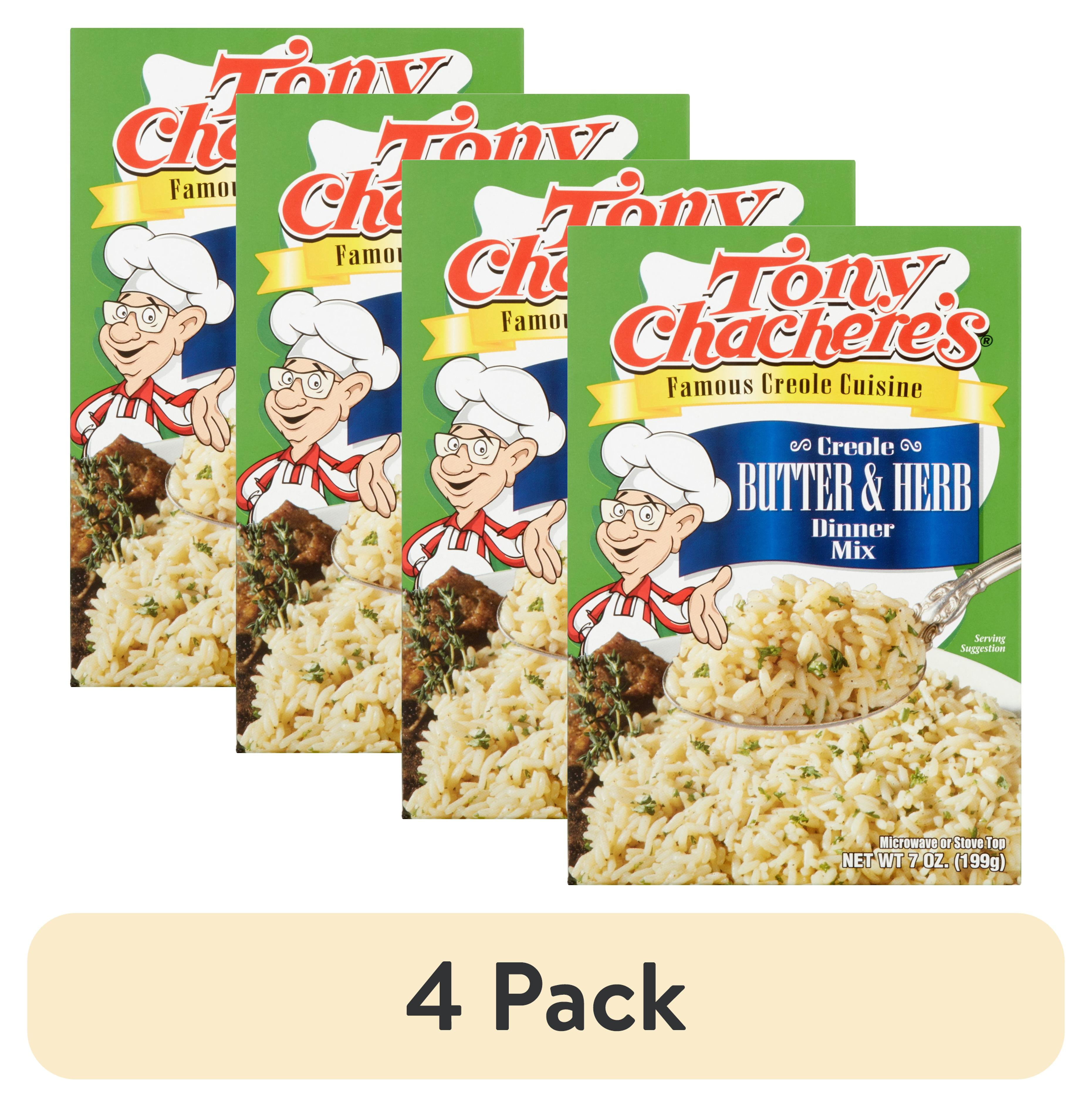 (4 pack) Tony Chachere’s, Butter & Herb, Dinner Mix, Cajun, 7 oz ...