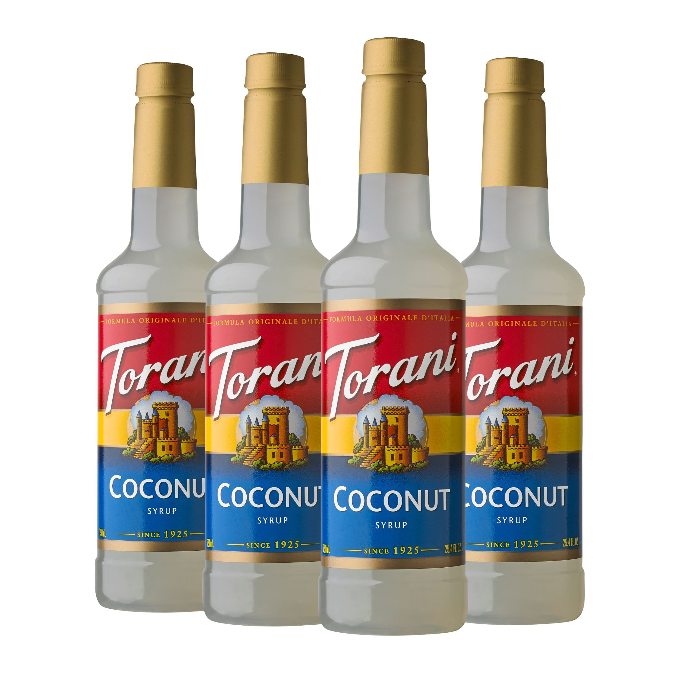 (4 pack) Torani Coconut Flavoring Syrup, 25.4 fl oz - Walmart.com