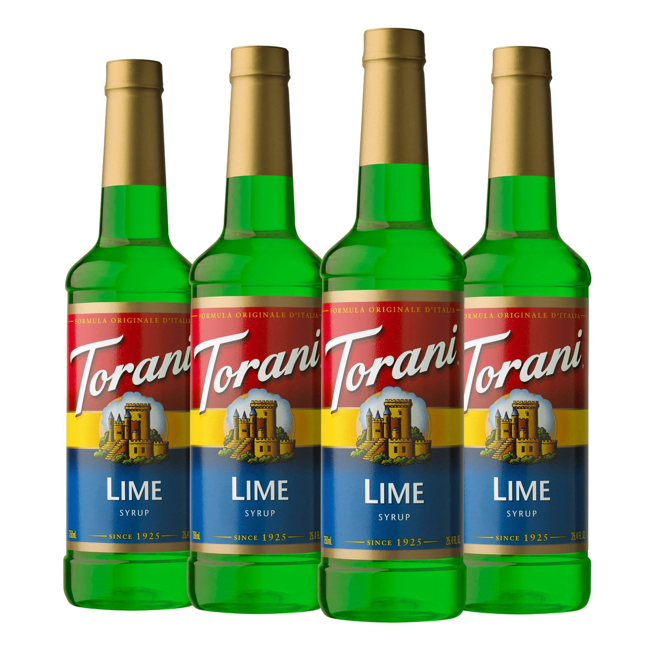 (4 pack) Torani Lime Flavoring Syrup, 25.4 fl oz - Walmart.com