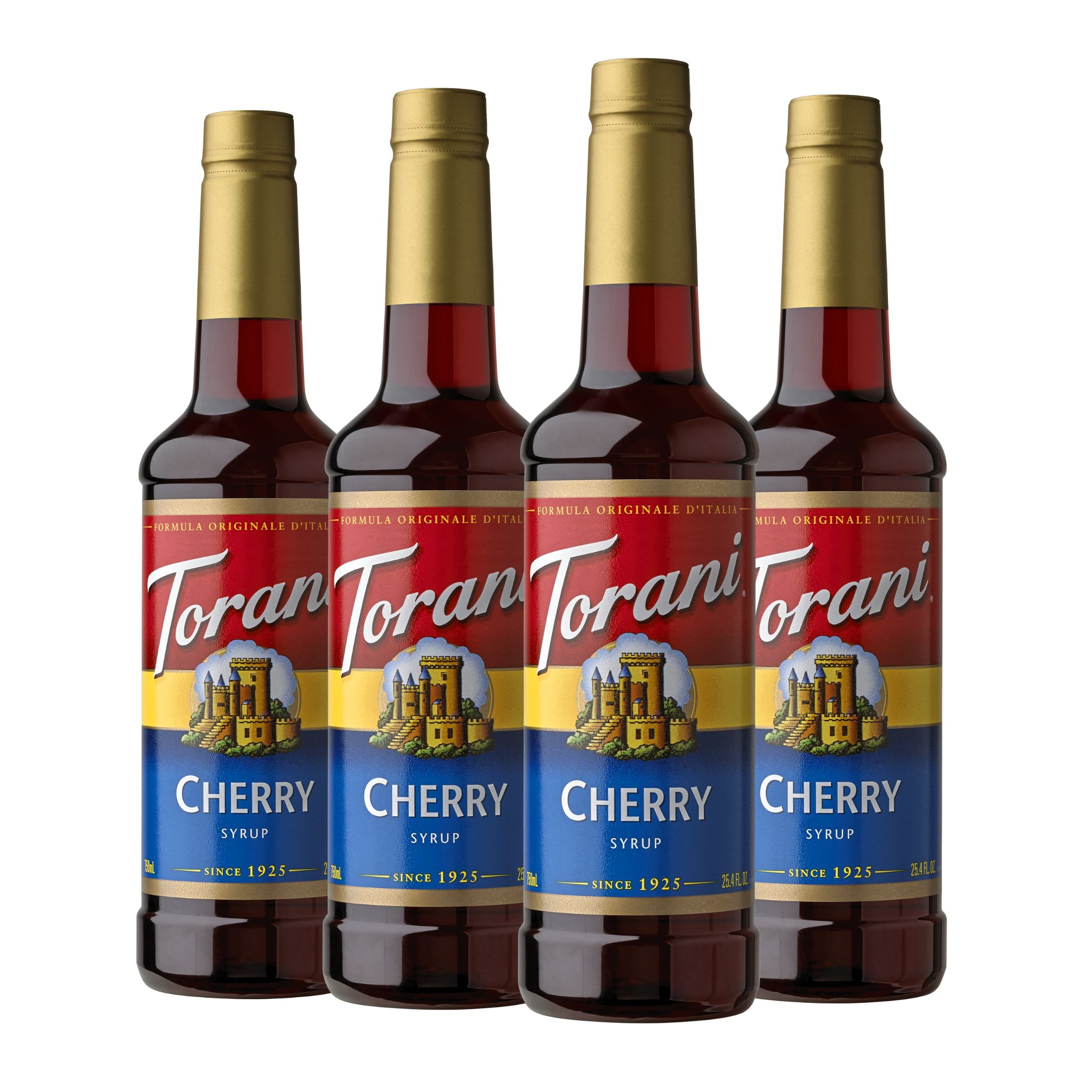 (4 pack) Torani Original Cherry Syrup, 25.4 fl oz - Walmart.com