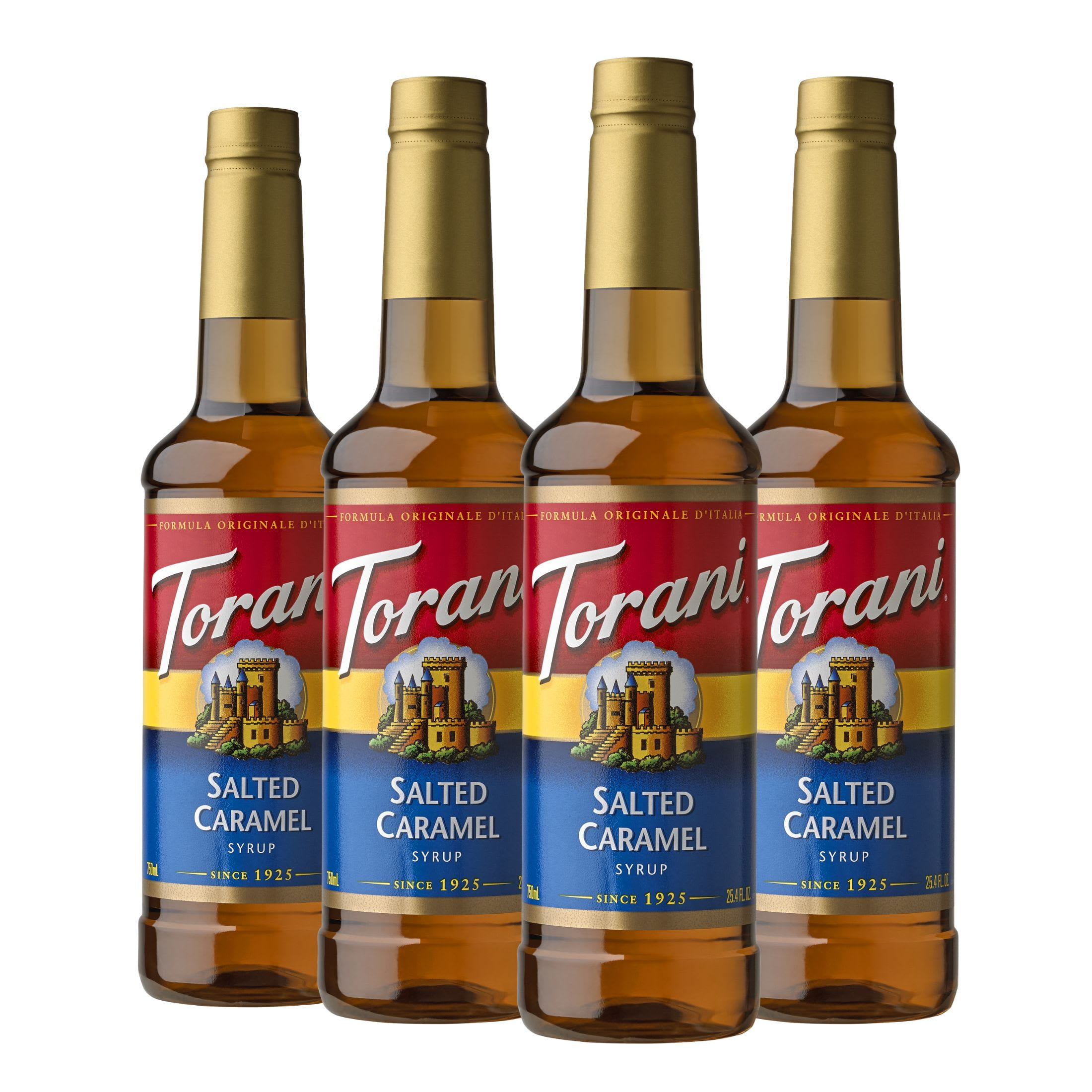 (4 pack) Torani Salted Caramel Flavoring Syrup, Coffee Flavoring, Drink ...
