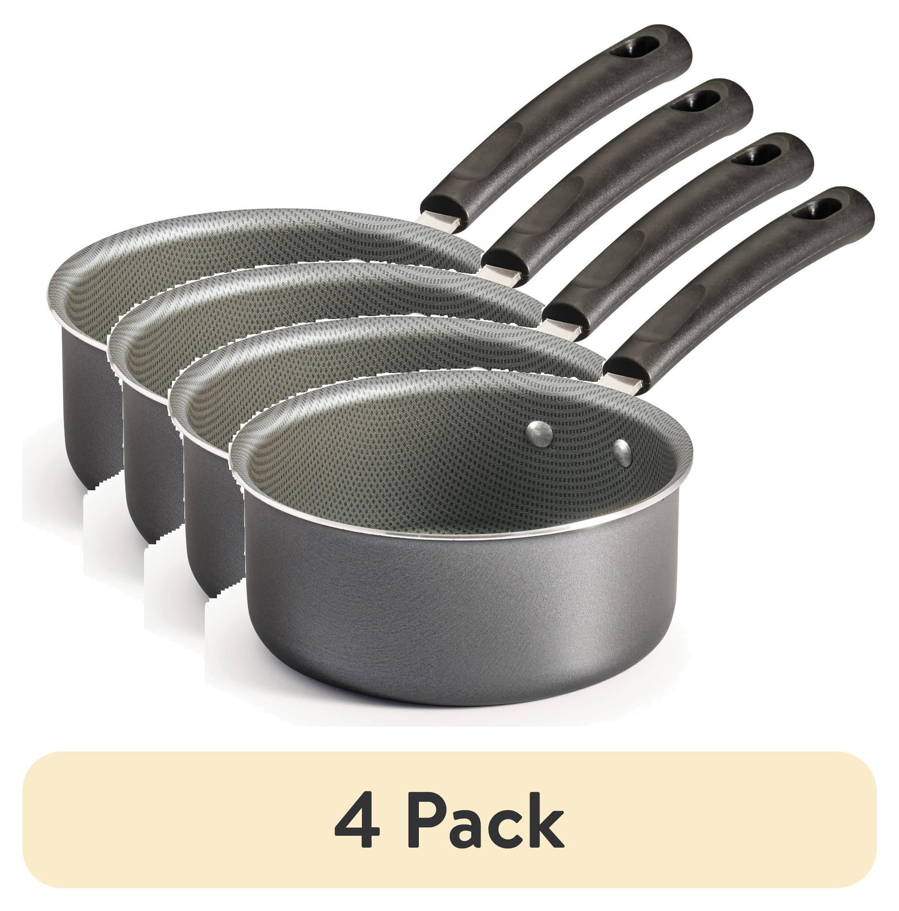 (4 pack) Tramontina PrimaWare 1 Quart Non-Stick Steel Gray Open Sauce ...