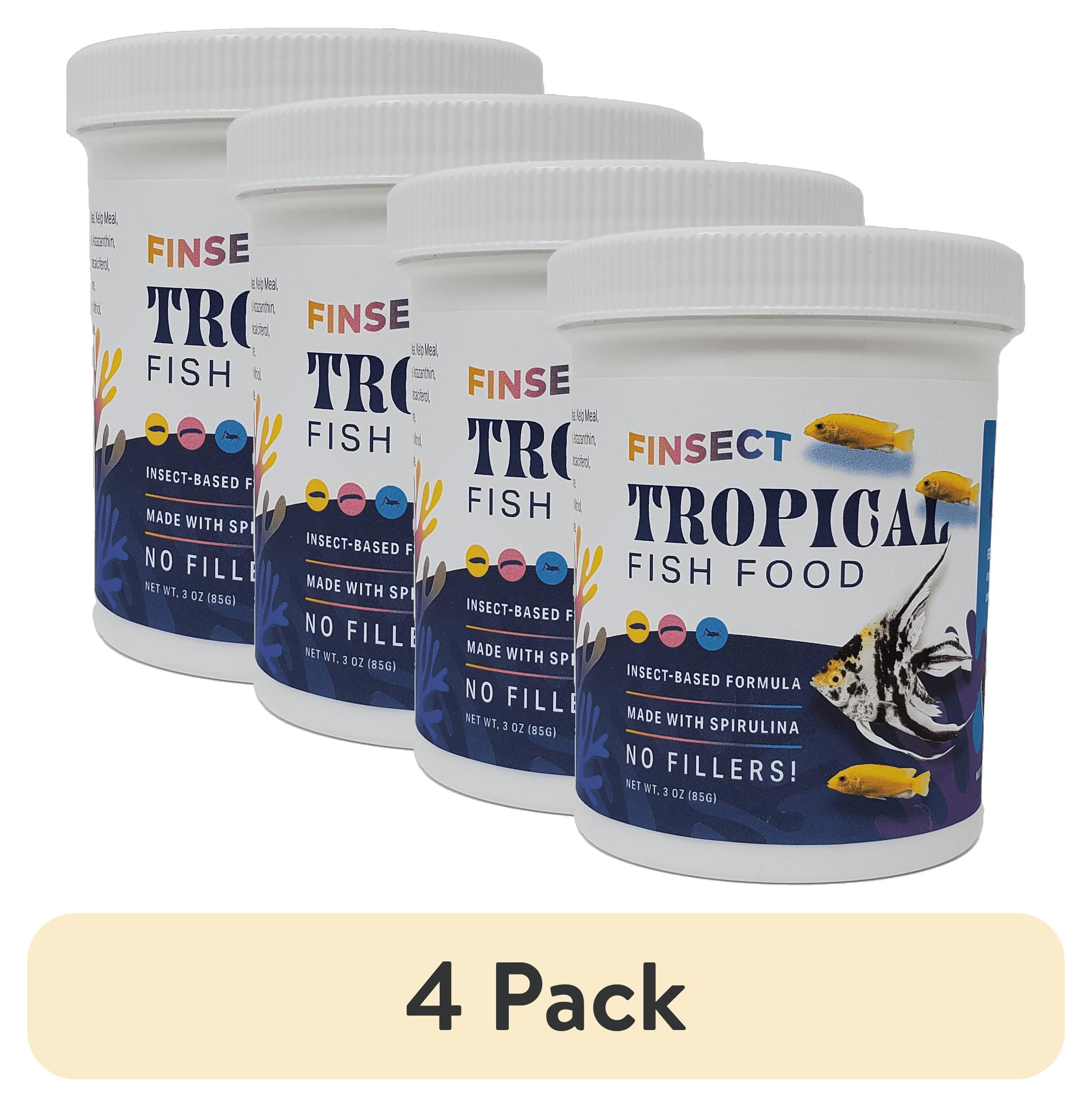(4 pack) Tropical Fish Food Crumbles - Walmart.com