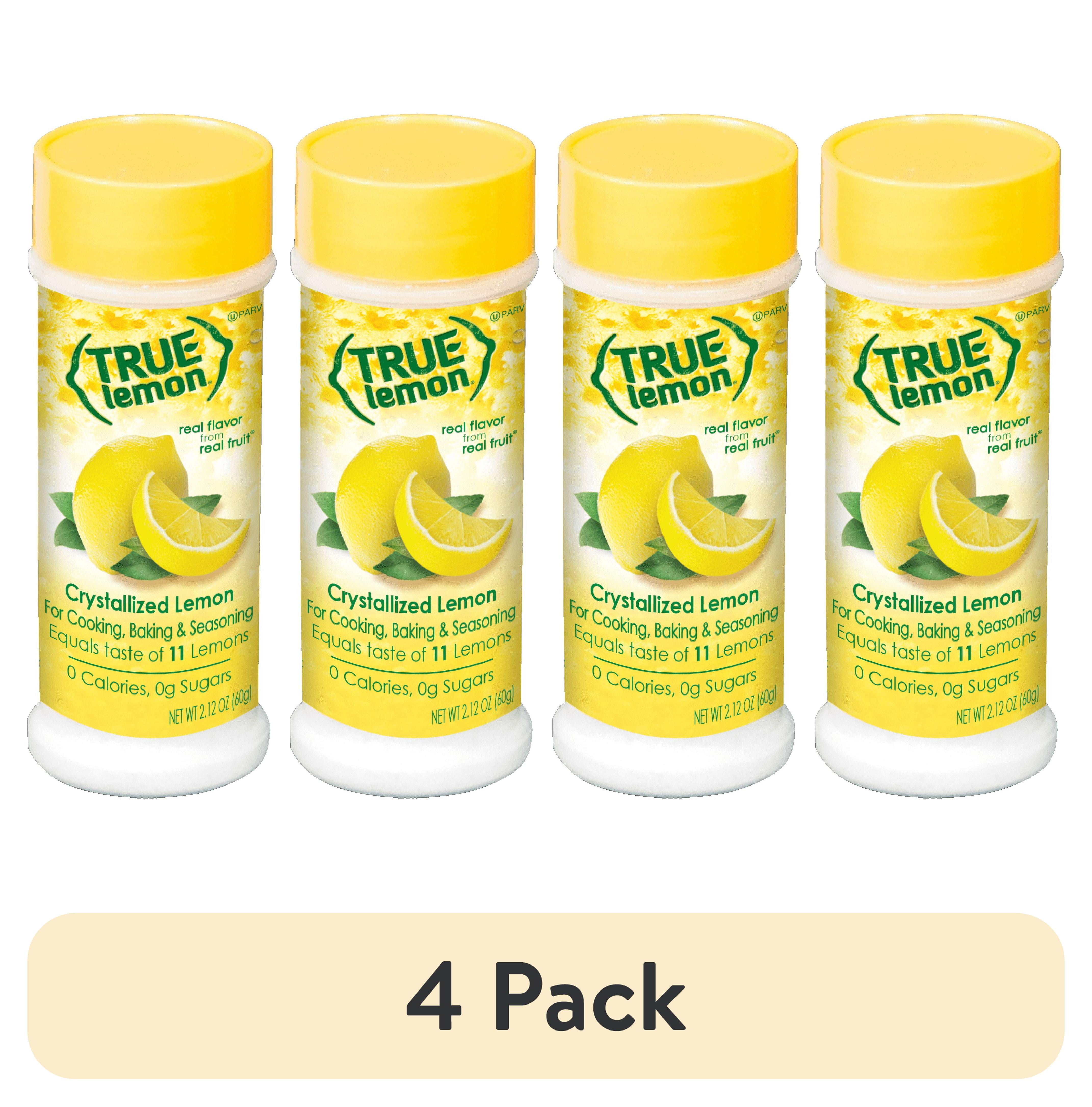 (4 pack) True Lemon Shaker Crystallized Lemon 2.12oz Spice Shaker and ...