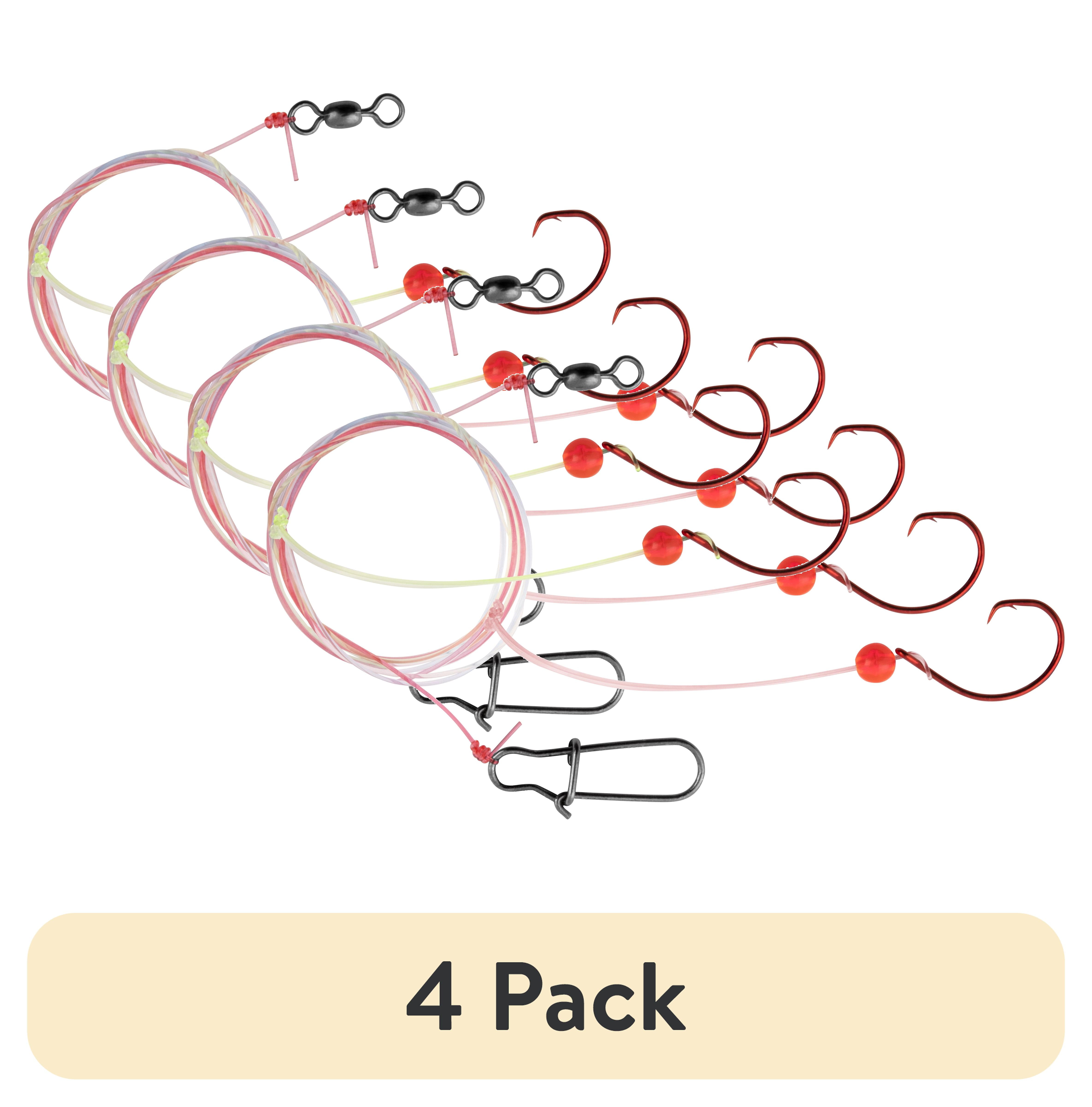 (4 pack) Tsunami Snapper Rig Size # 2, TS-SR2 - Walmart.com