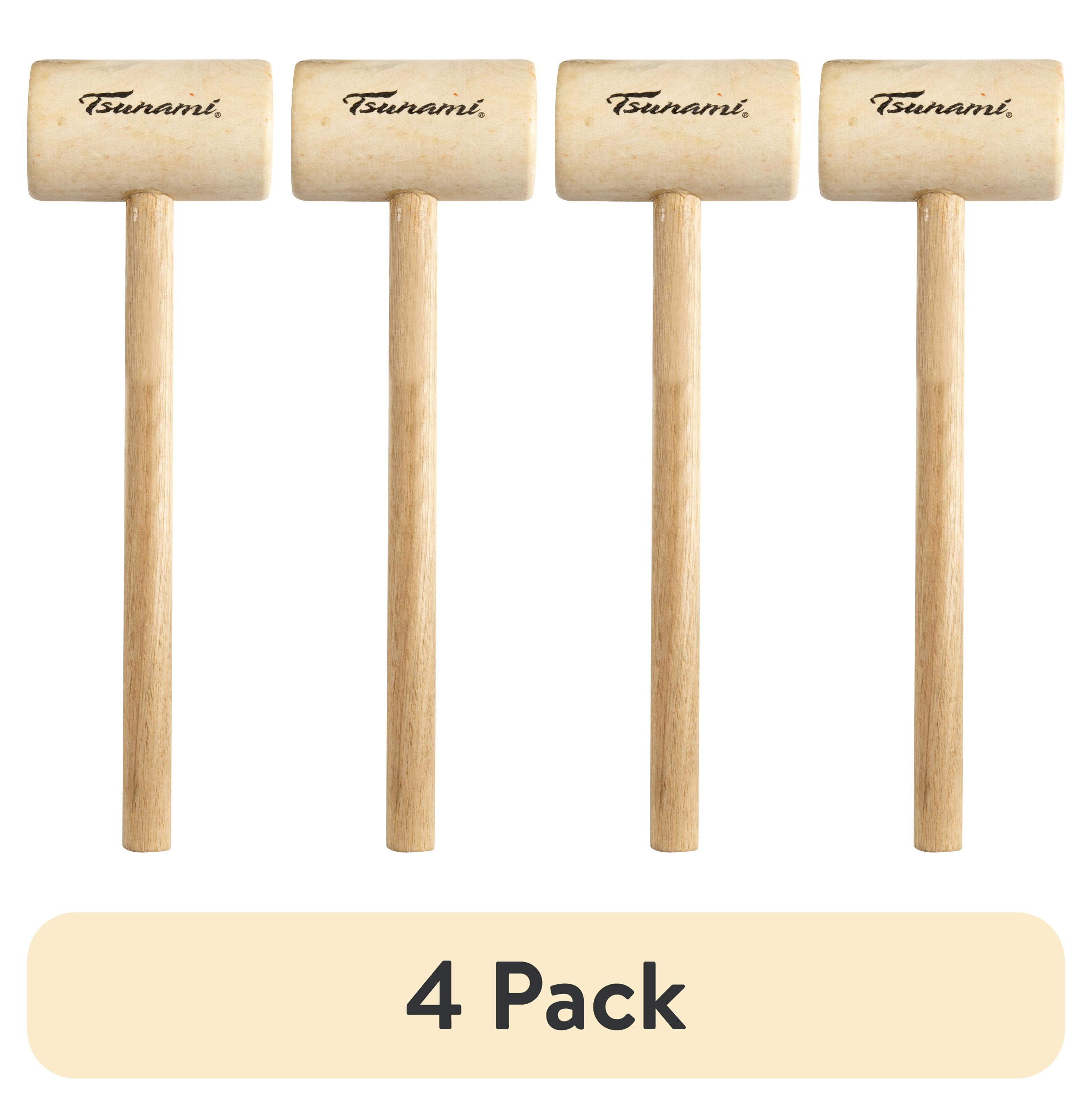 Tsunami Wooden Crab Mallet - 36 Pieces Seafood Serving Tool - Walmart.com
