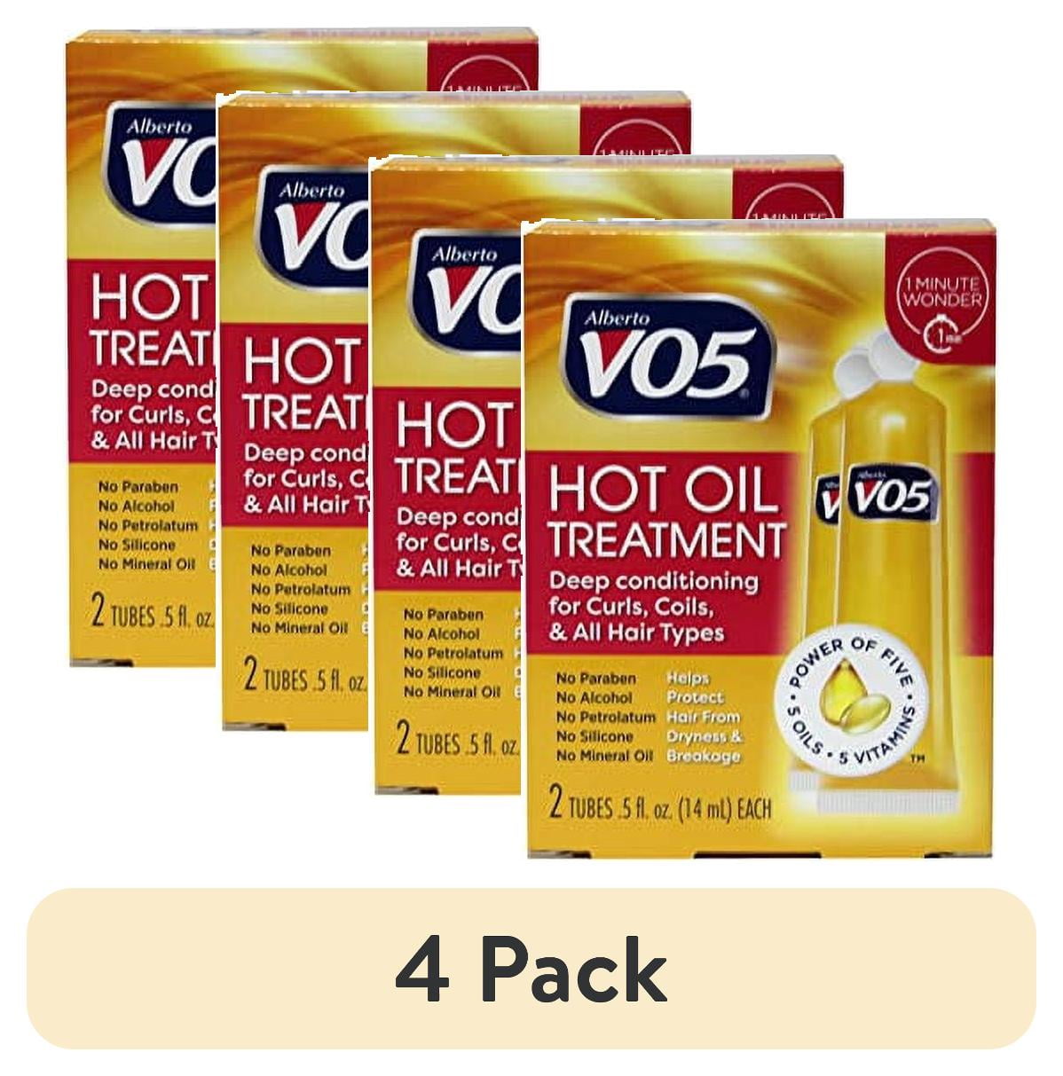 (4 pack) VO5 Hot Oil Therapy Moisturizing Treatment 2 ea - Walmart.com