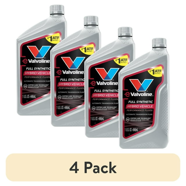 (4 pack) Valvoline Hybrid Vehicle Full Synthetic Automatic Transmission ...
