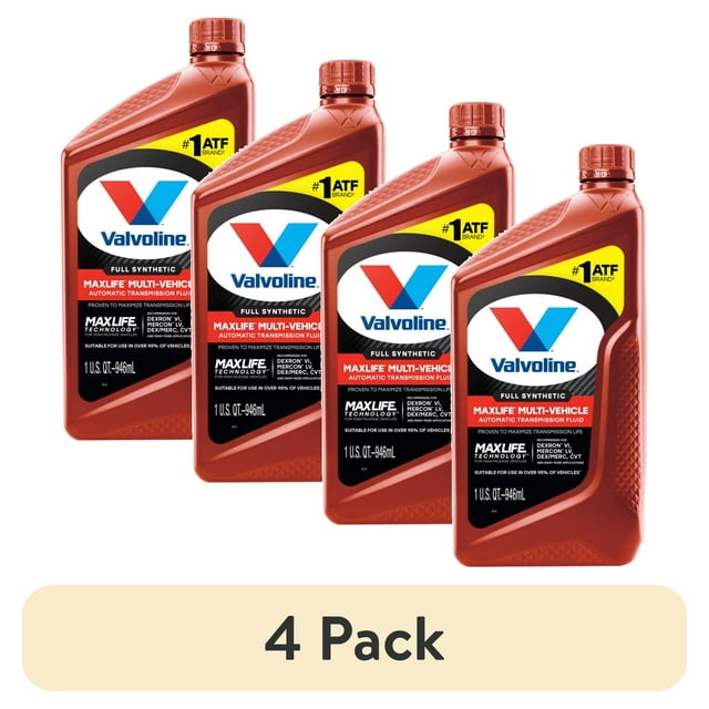 (4 pack) Valvoline MaxLife Multi-Vehicle Full Synthetic Automatic ...