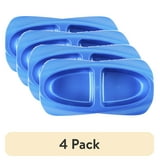 (4 pack) Van Ness Plastics Lightweight Double Dish Assorted Colors, SM ...