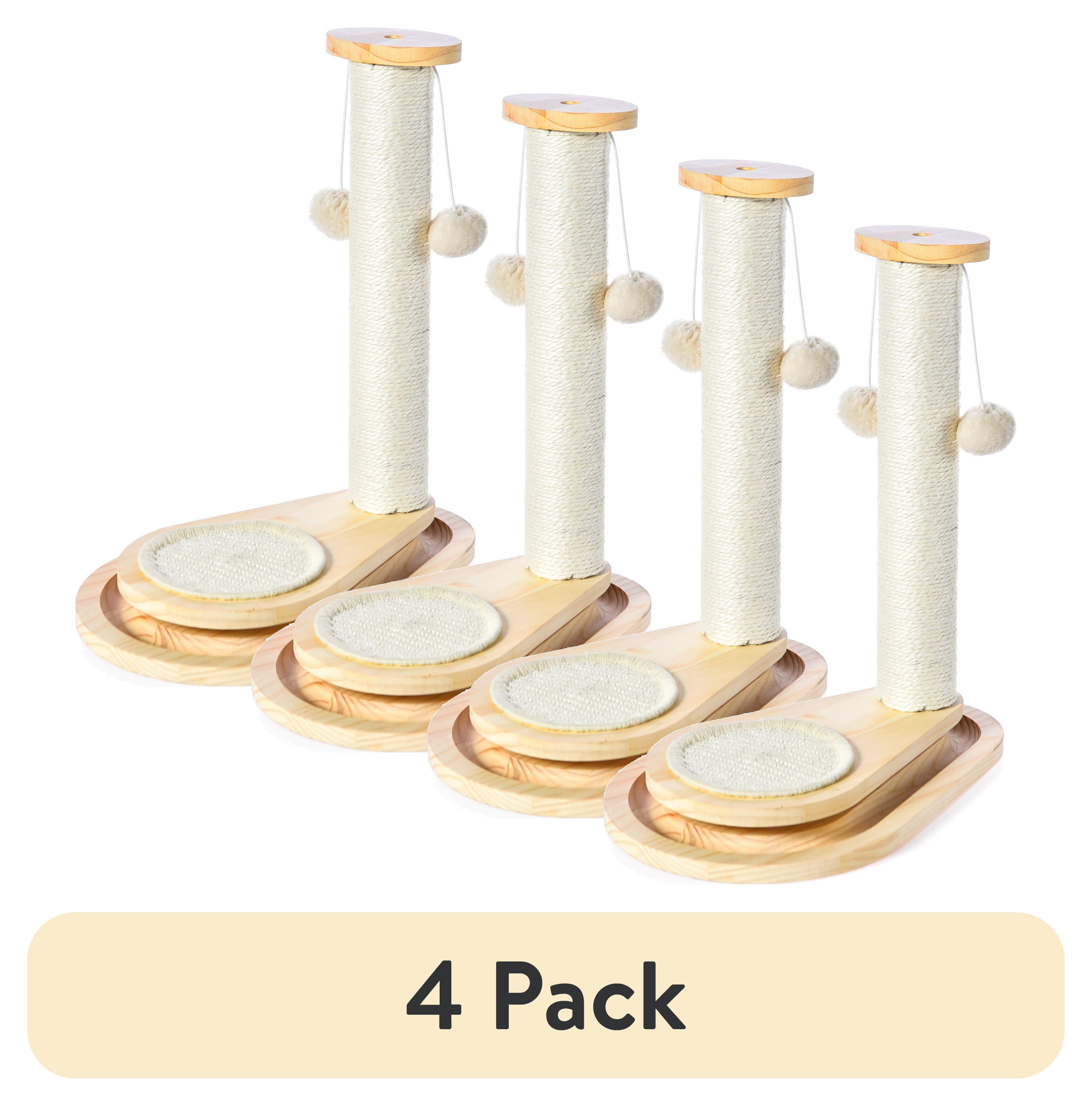(4 pack) Vibrant Life 17.5 Inch Cat Scratching Post with Sisal Pad and ...