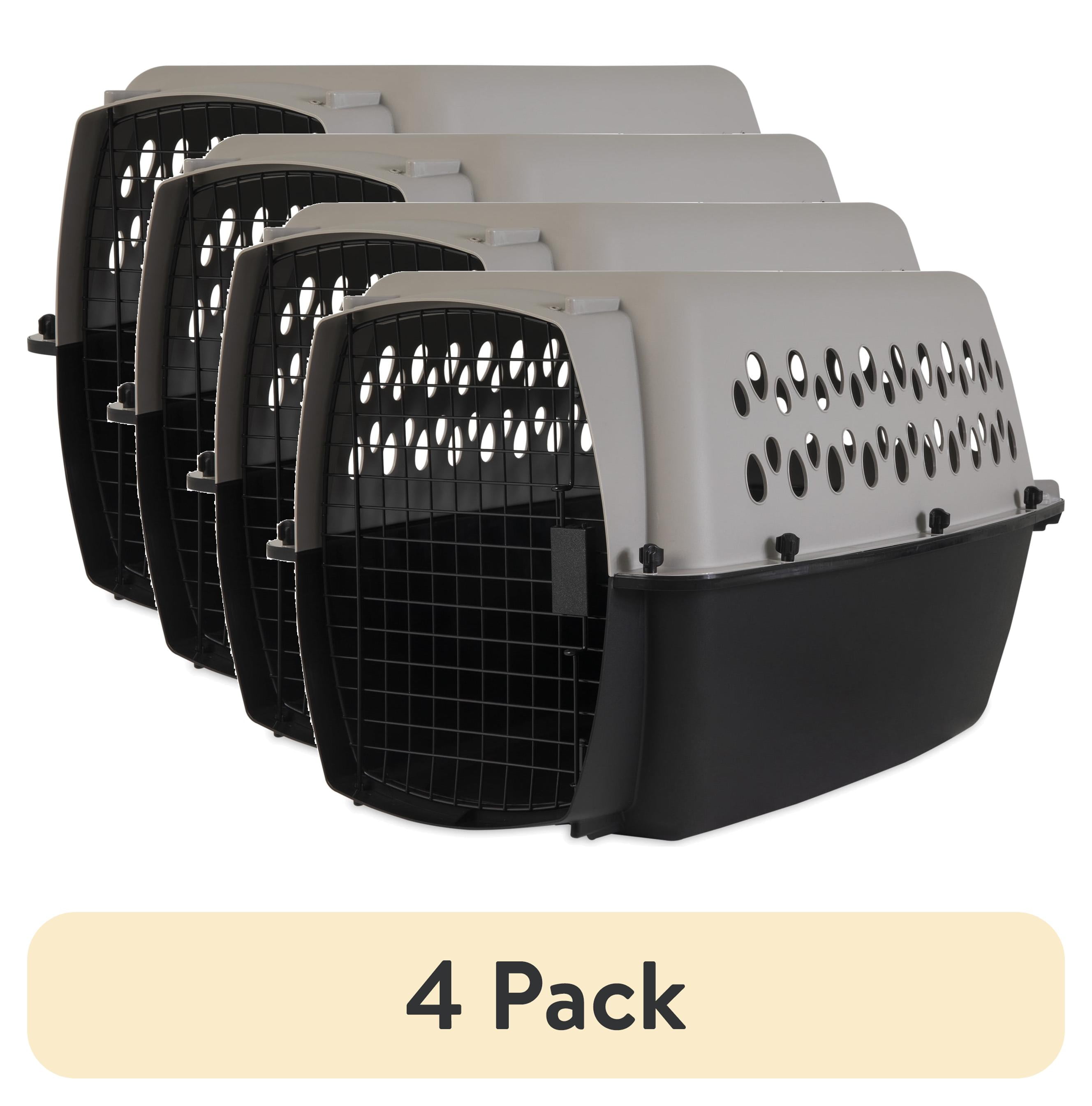 (4 pack) Vibrant Life Pet Portable Kennel for Dogs, Hard-Sided Travel ...