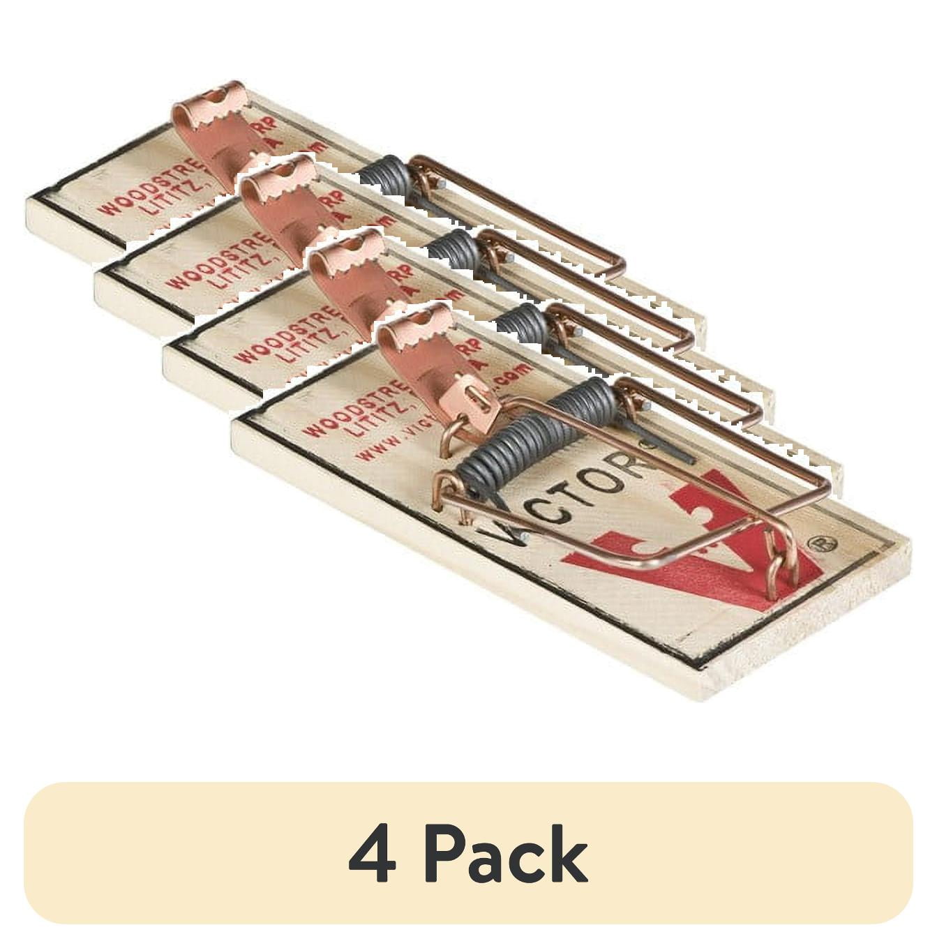 (4 pack) Victor Metal Pedal Mouse Trap - 4 COUNT - Walmart.com