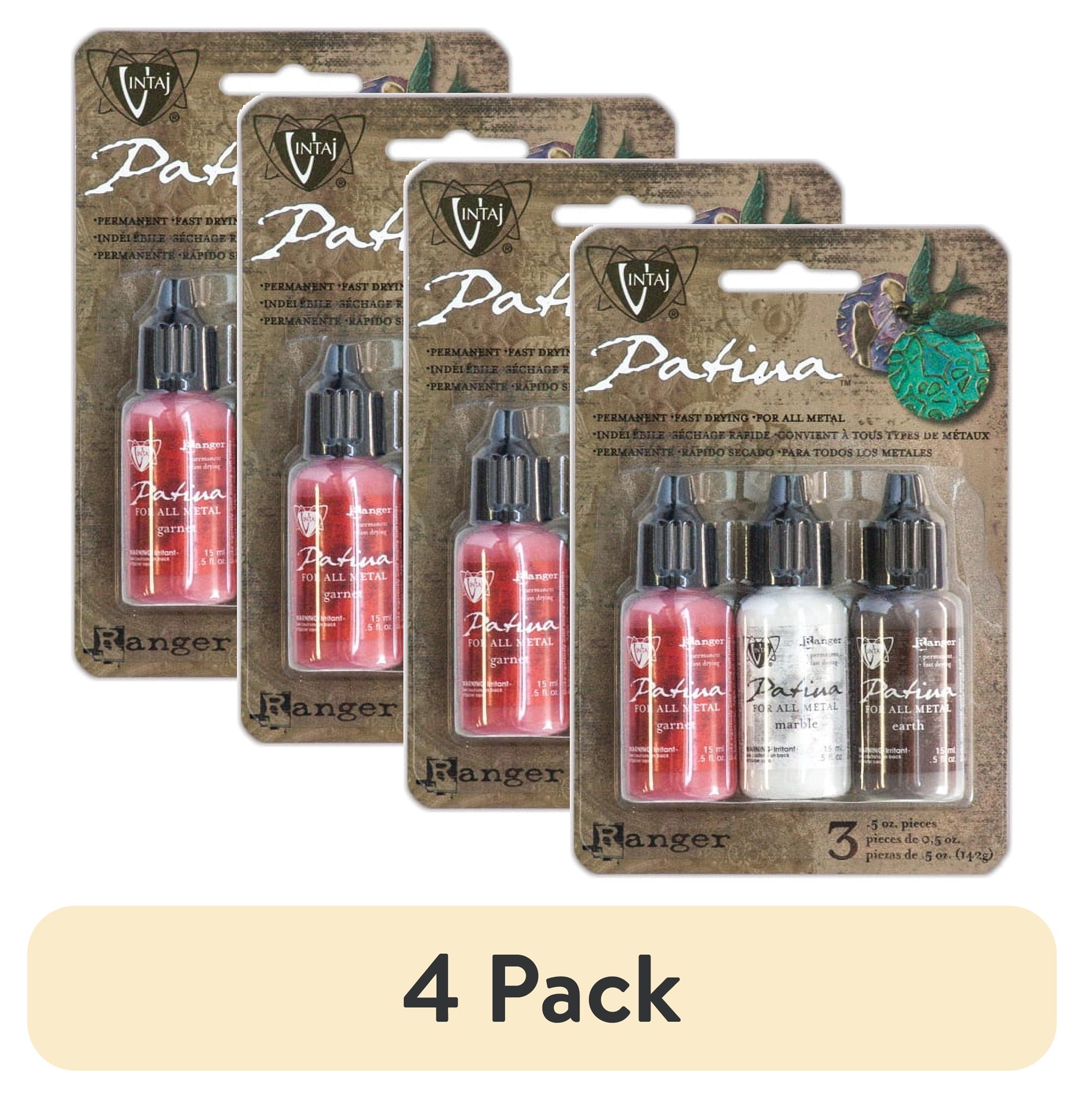 (4 pack) Vintaj Patina Kit-Garnet; Marble & Earth - Walmart.com