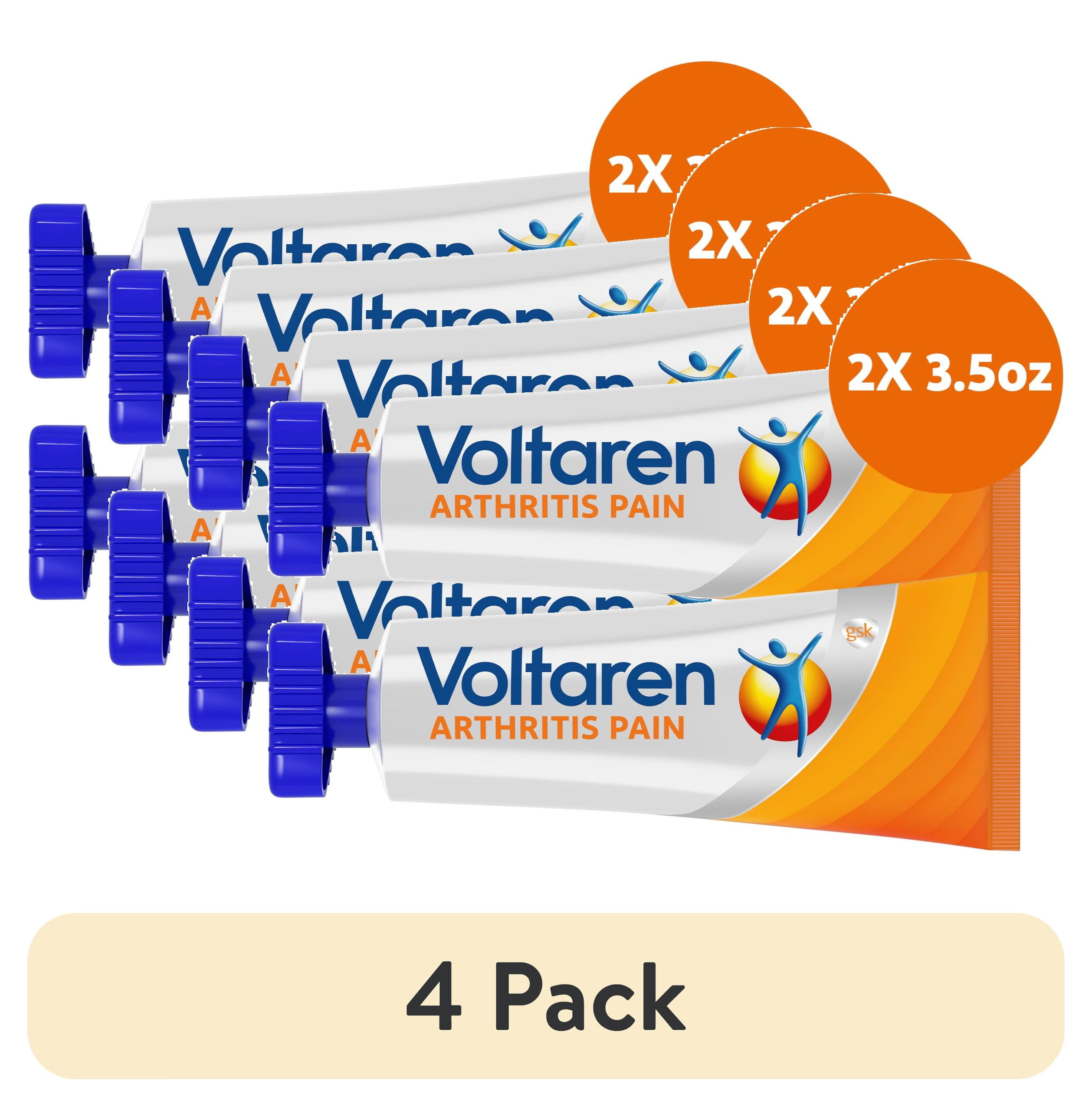 (4 pack) Voltaren Topical Arthritis Medicine Gel for Arthritis Pain ...