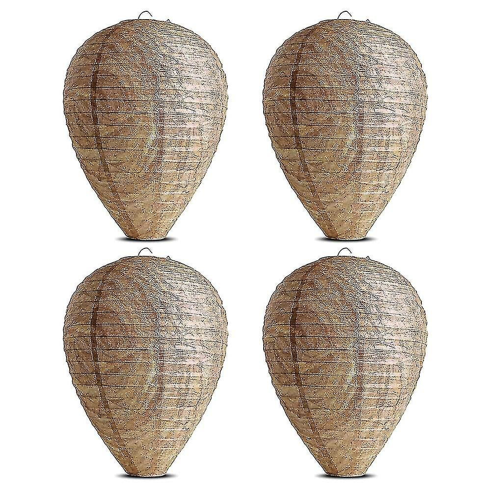 4-pack Wasp Nest Decoy Wasp Deterrent For Wasps Hornetsselected ...