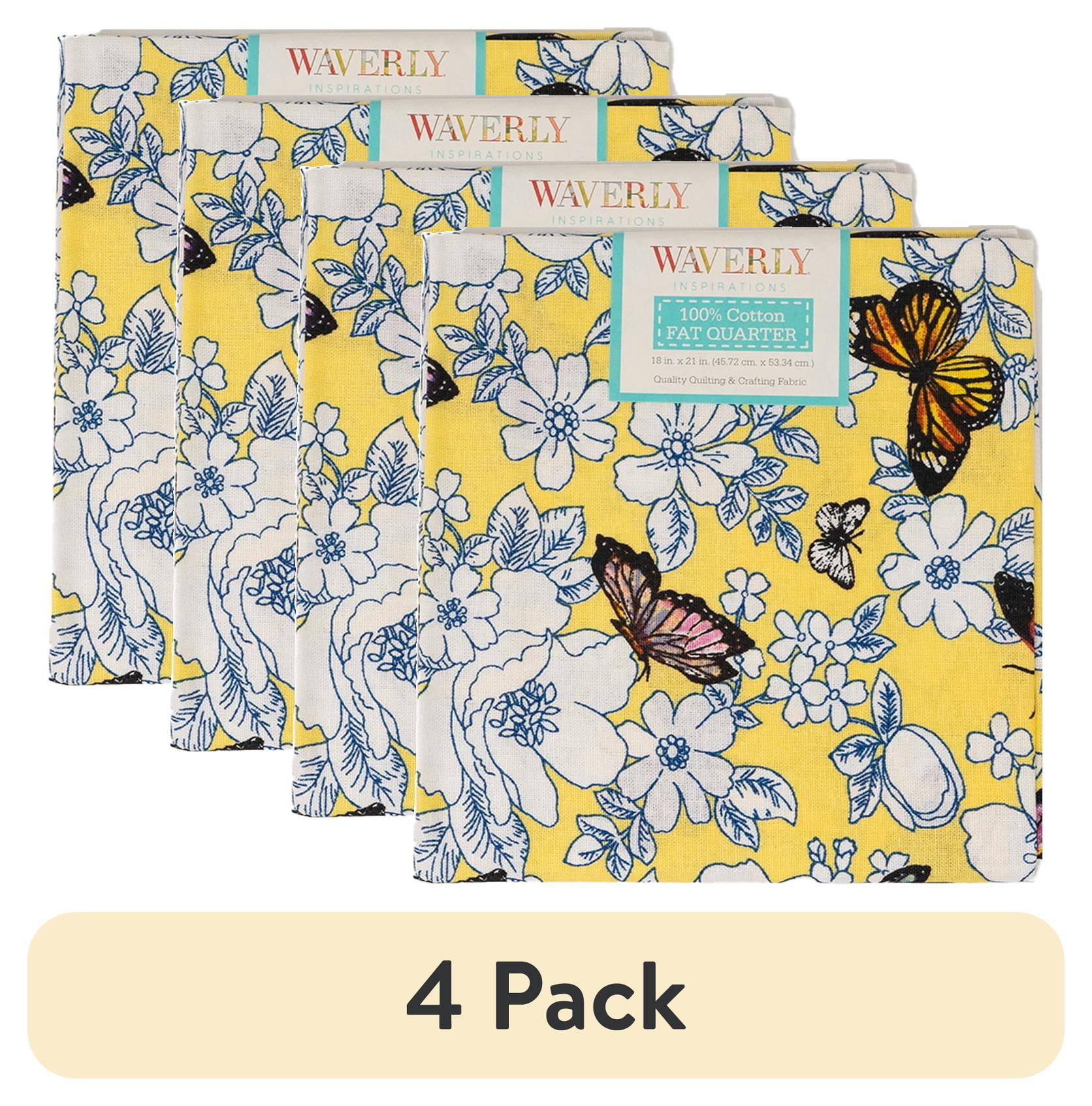 (4 pack) Waverly Inspirations, 100% Cotton, Sewing & Crafting, Maize ...