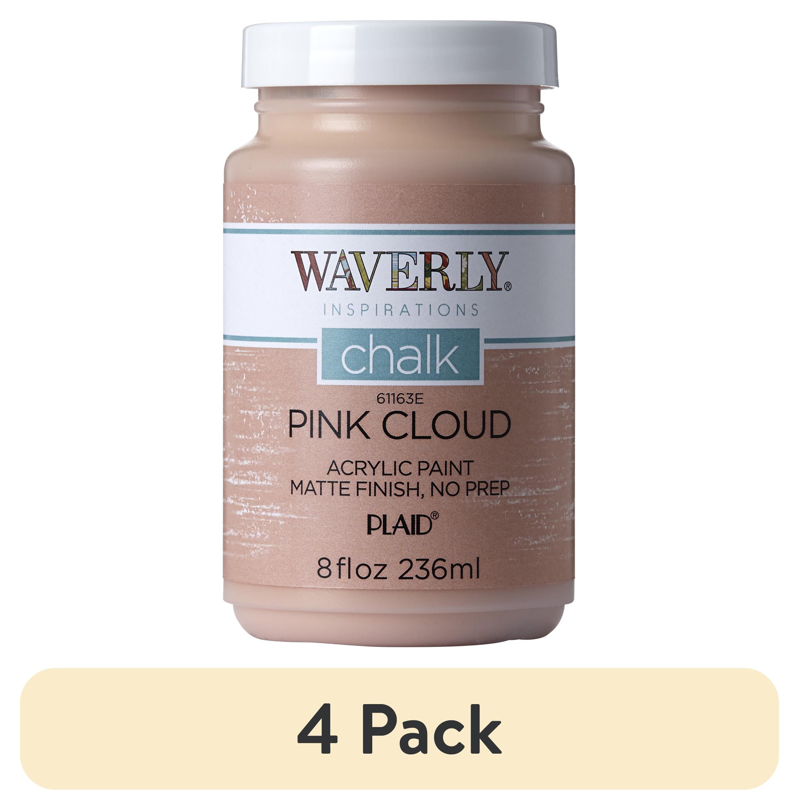 (4 pack) Waverly Inspirations Chalk Paint, Ultra Matte, Pink Cloud, 8 ...