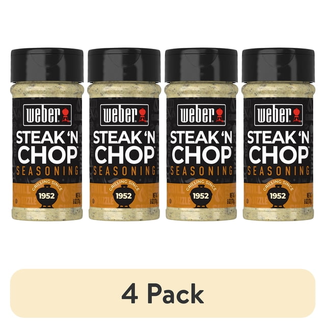 Weber Steak Seasoning (4pk) - Herb mixes for grocery retail - Walmart ...
