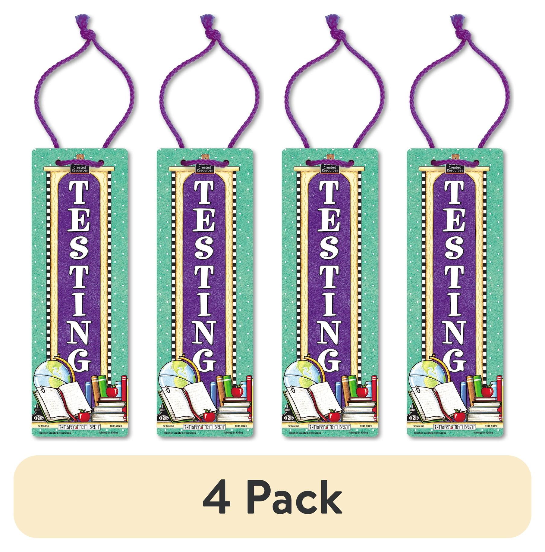 (4 pack) Welcome/Testing Door Sign - Walmart.com