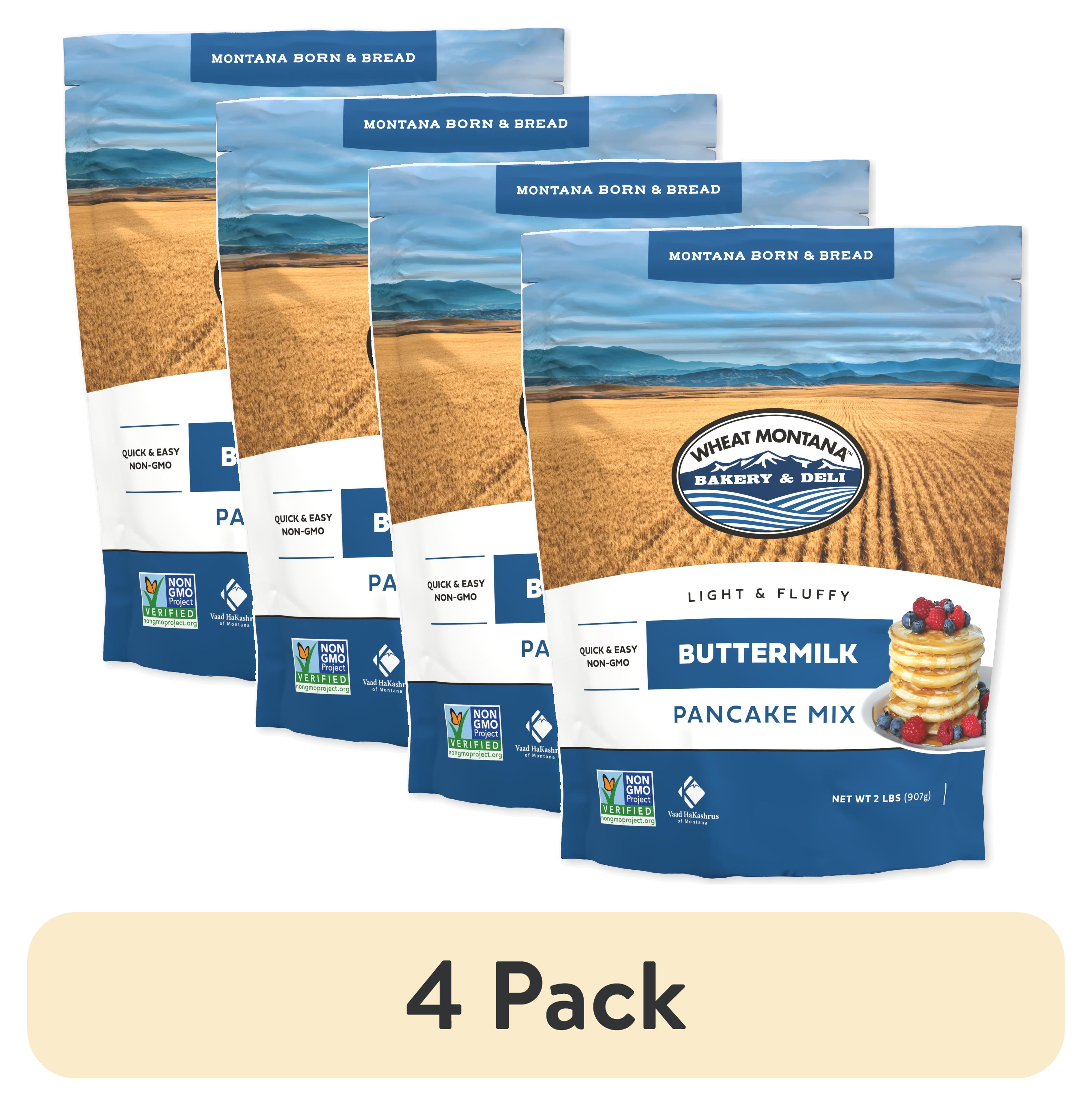 (4 pack) Wheat Montana Buttermilk Pancake Mix, 2 lb - Walmart.com