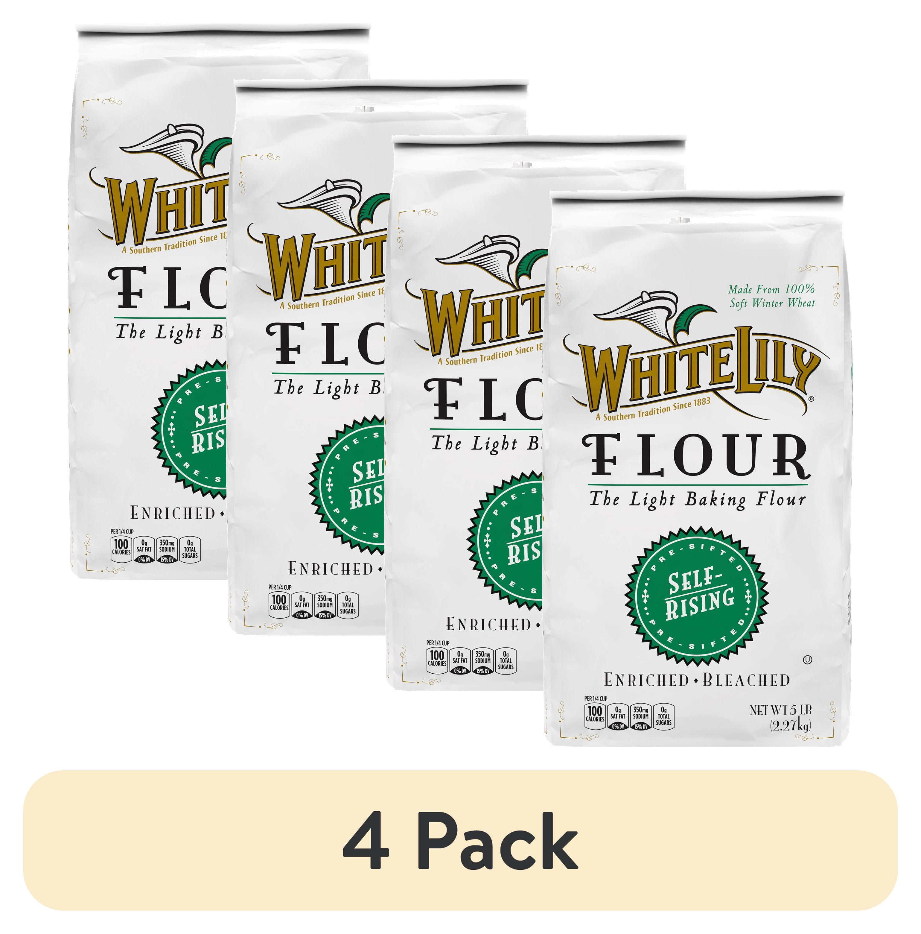 (4 pack) White Lily Self Rising Flour, 5 lb Bag - Walmart.com