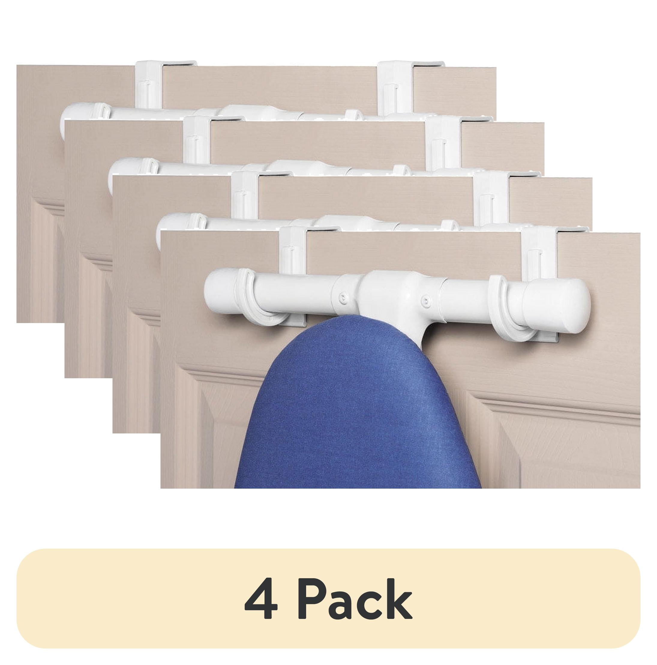 (4 pack) Whitmor OTD Ironing Board Hooks White Set of 2 - Walmart.com