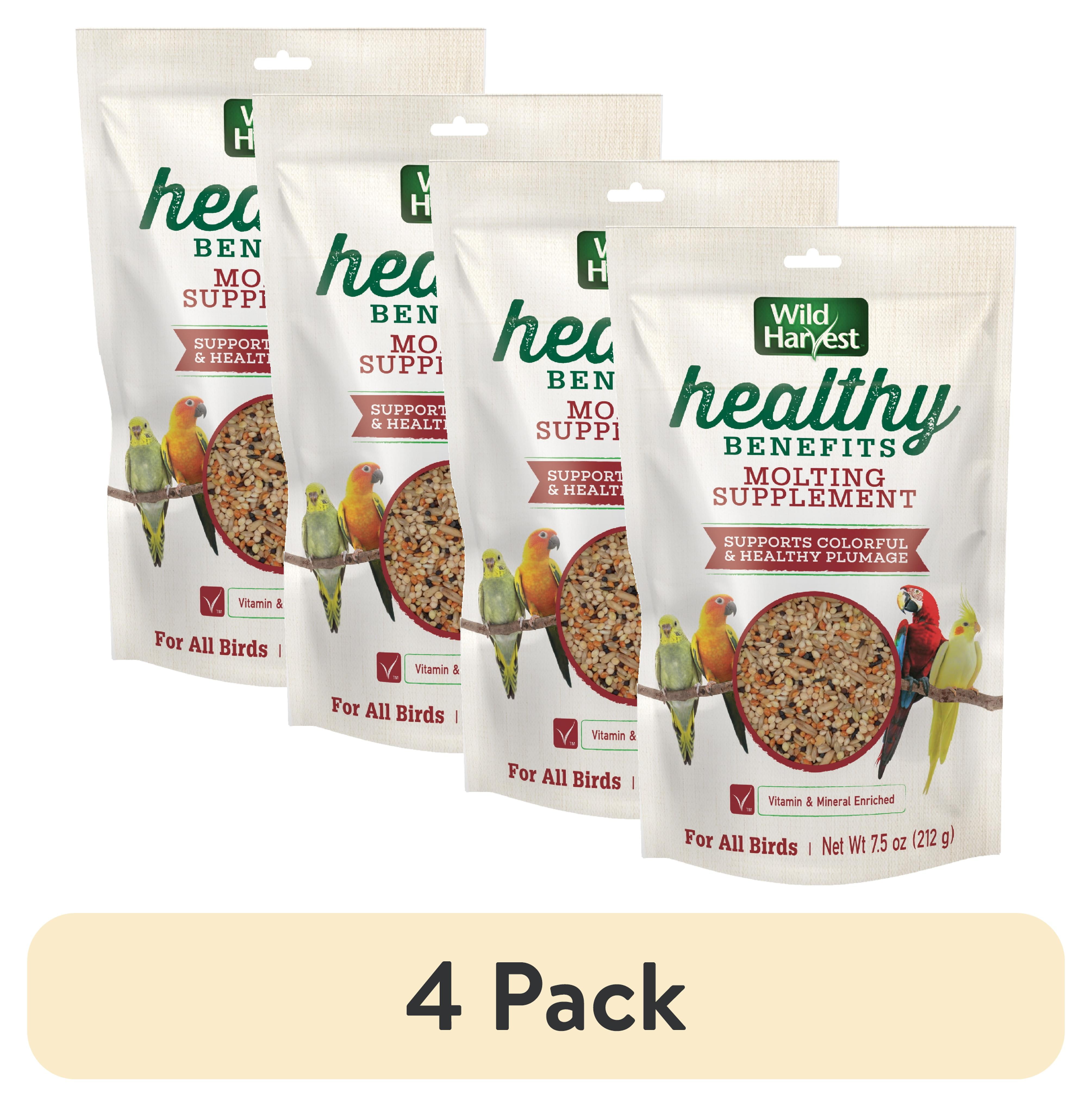 (4 pack) Wild Harvest Molting Supplement for Small Animals - Walmart.com