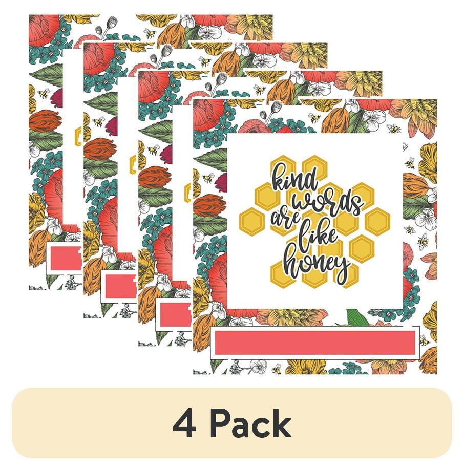 (4 pack) Wild Honey Stickers 12"X12"-Elements - Walmart.com