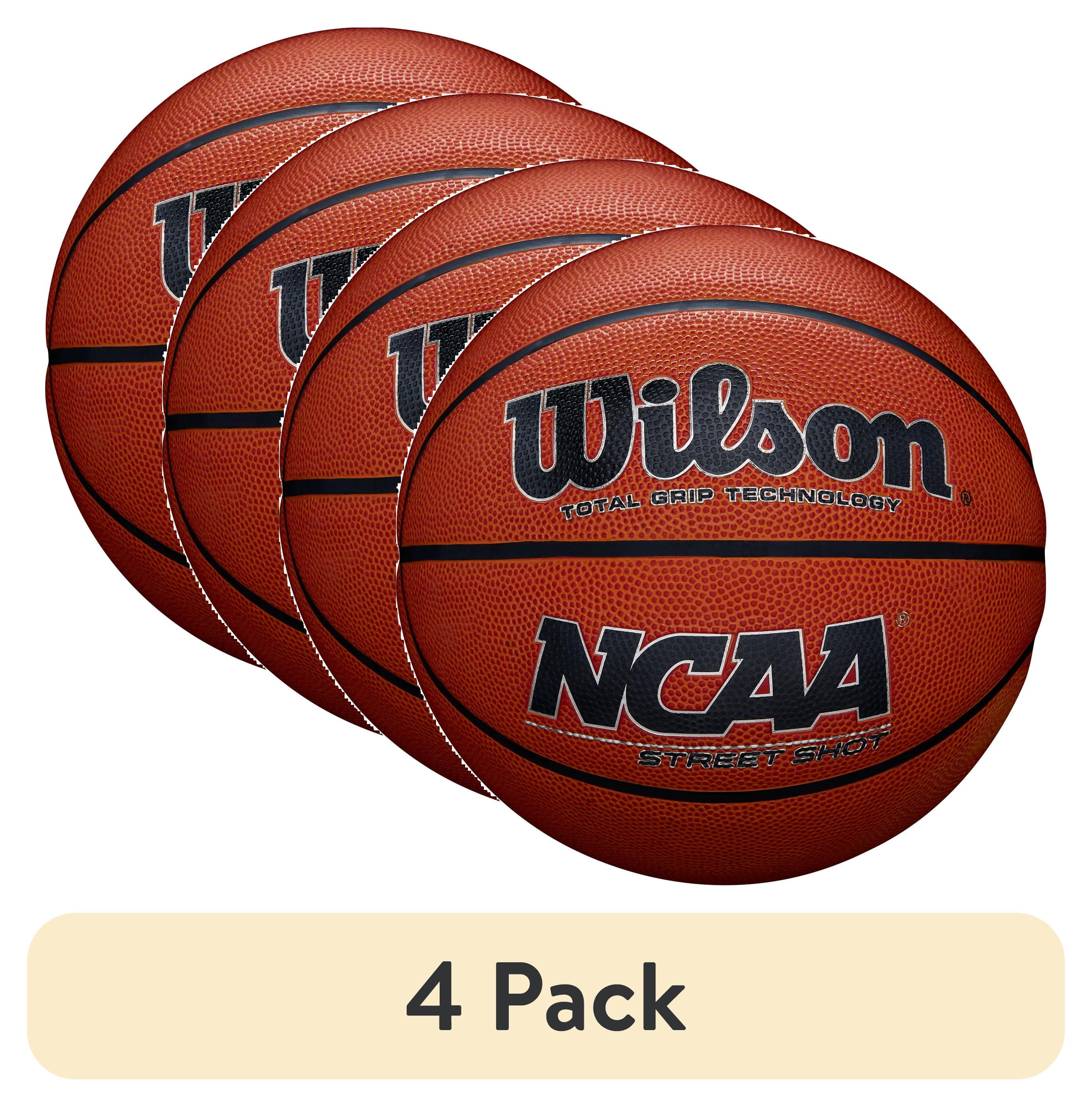(4 pack) Wilson NCAA Street Shot Outdoor Basketball, Official Size 29.5 ...