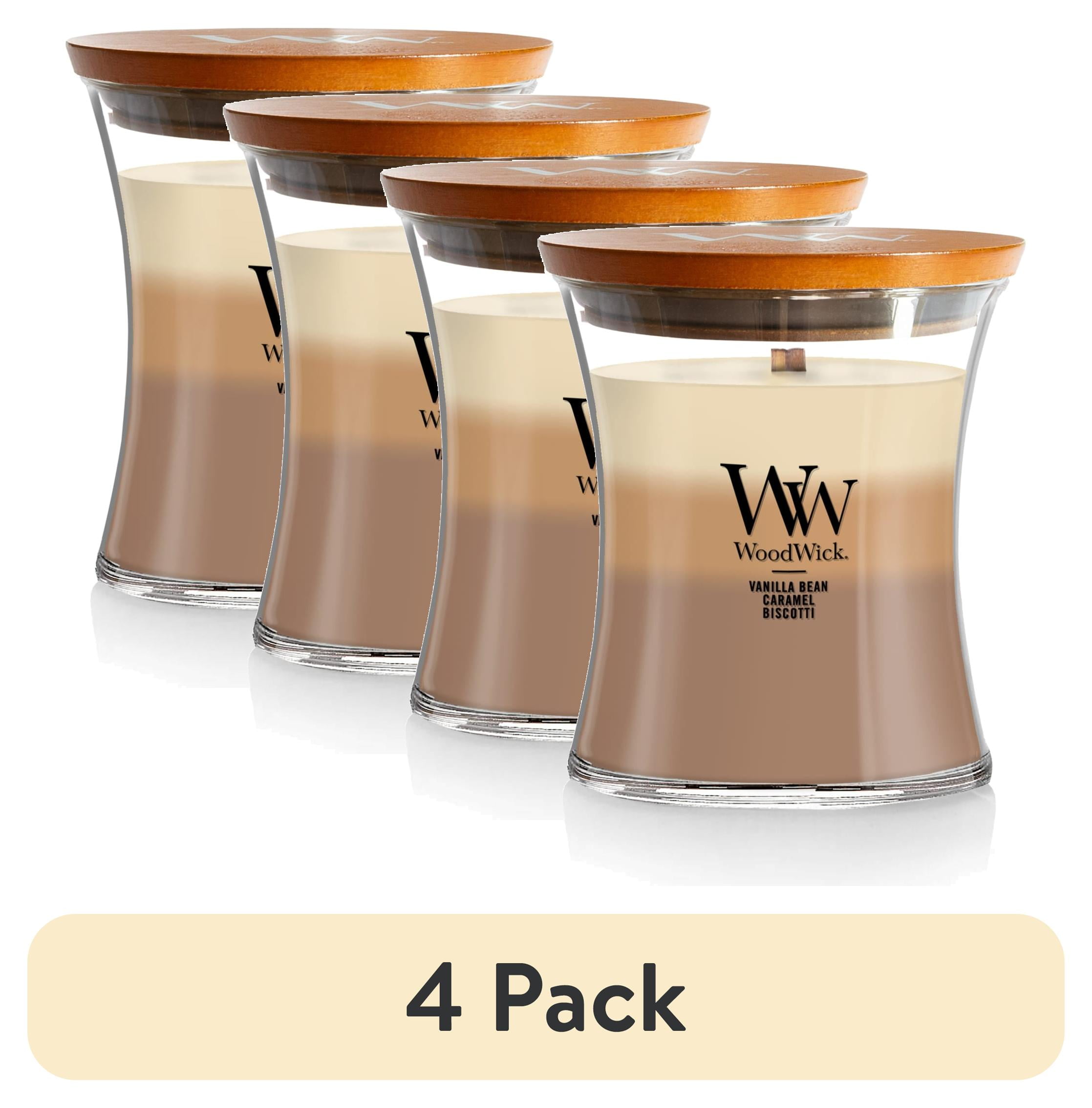 WoodWick Candles Medium Hourglass Trilogy Candle Cafe Sweets 9.7 oz ...