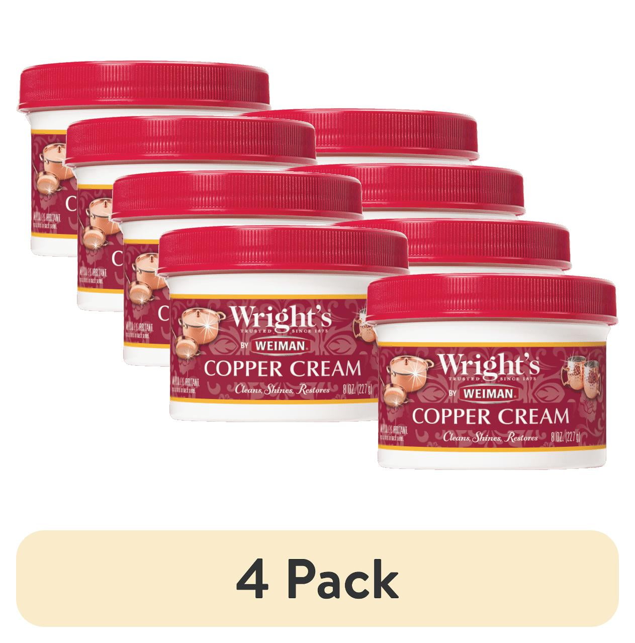 (4 pack) Wright's by Weiman Copper Cleaner Cream - Shine & Polish ...
