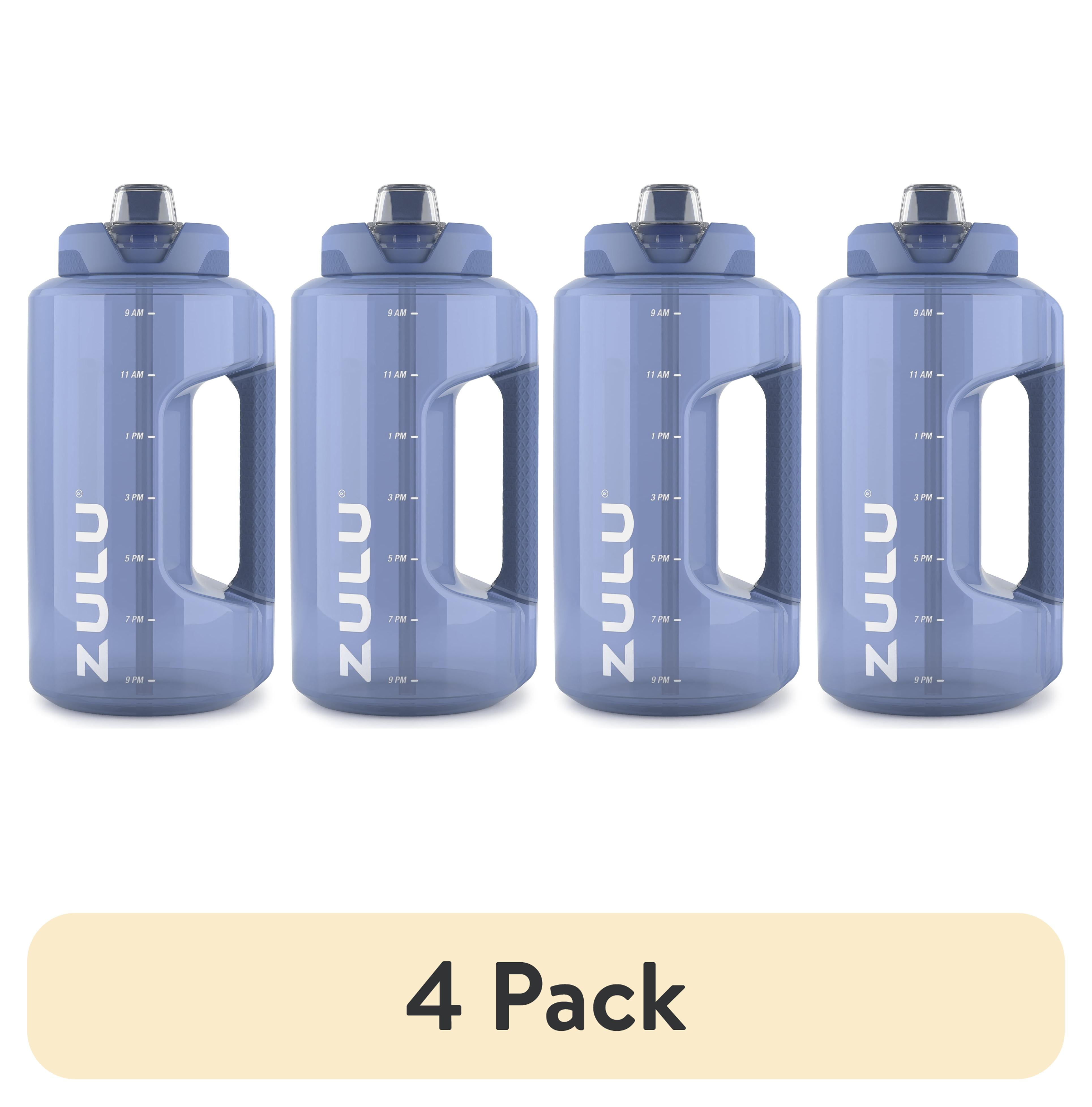 (4 pack) Zulu Goals 64oz Half Gallon Plastic Goals Water Jug - Walmart.com