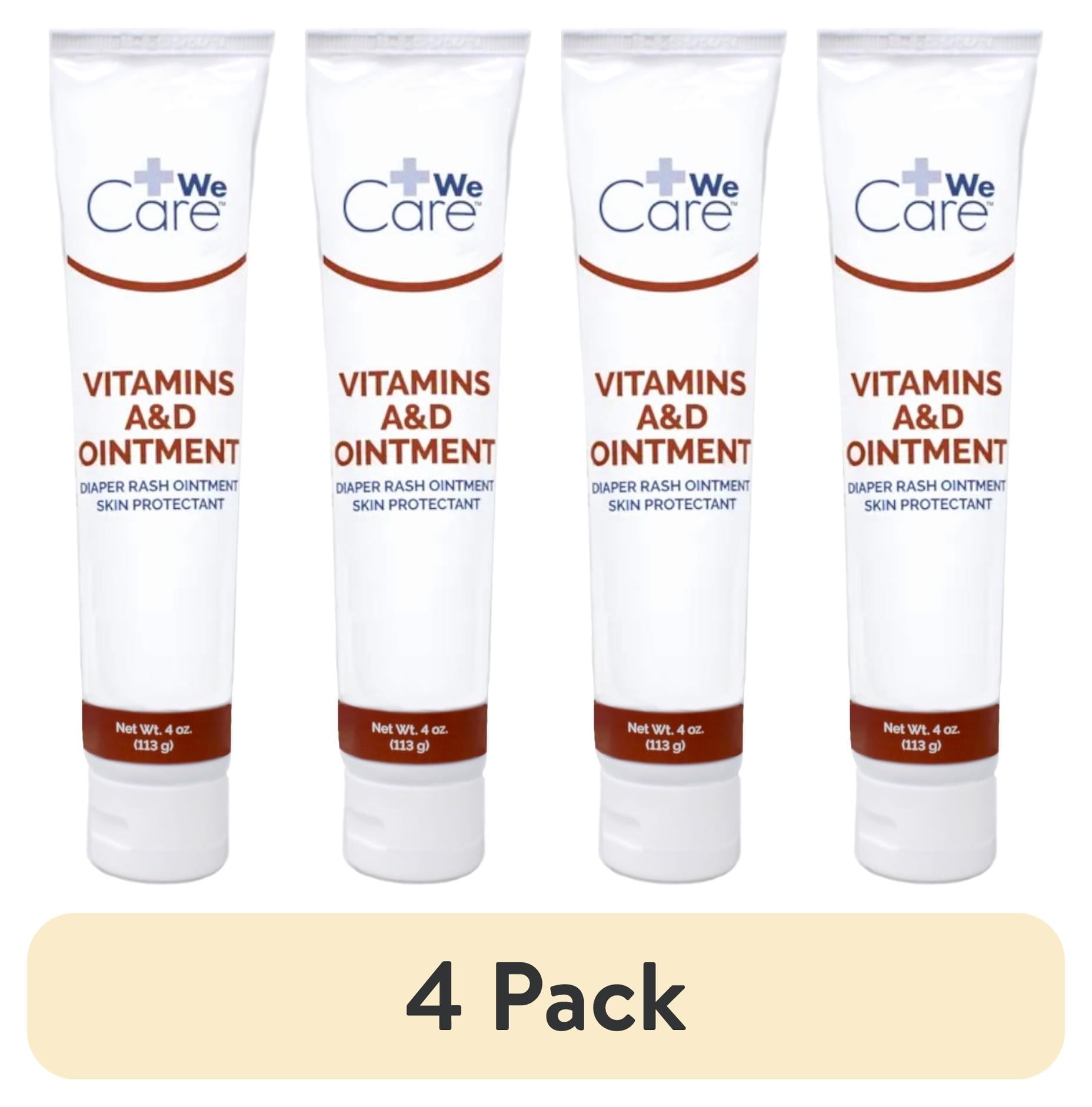 (4 pack) Dynarex Vitamins A&D Ointment, 4 oz Tube- Each - Walmart.com