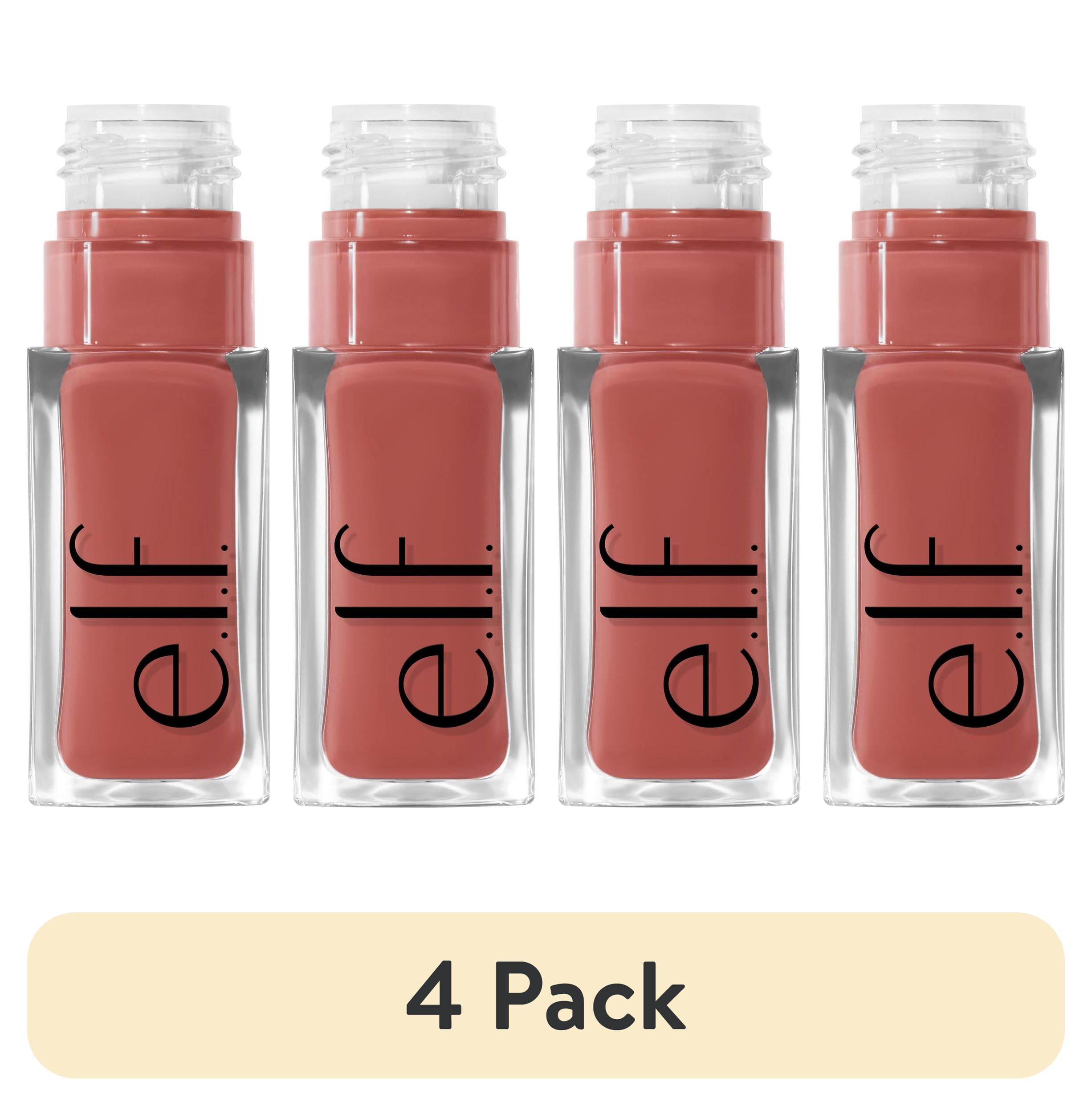 (4 pack) e.l.f. Glow Reviver Lip Oil, It's Giving Guava, 0.25 fl oz ...