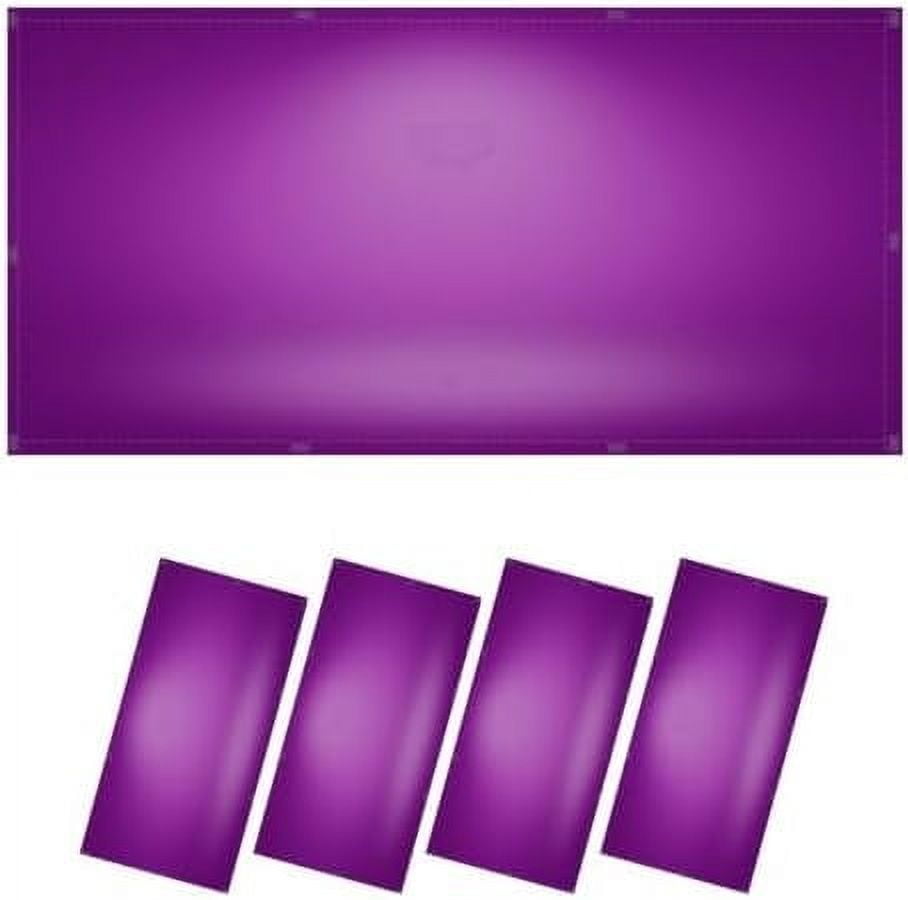 4 pack fluorescent light covers for ceiling light, purple limbo ...