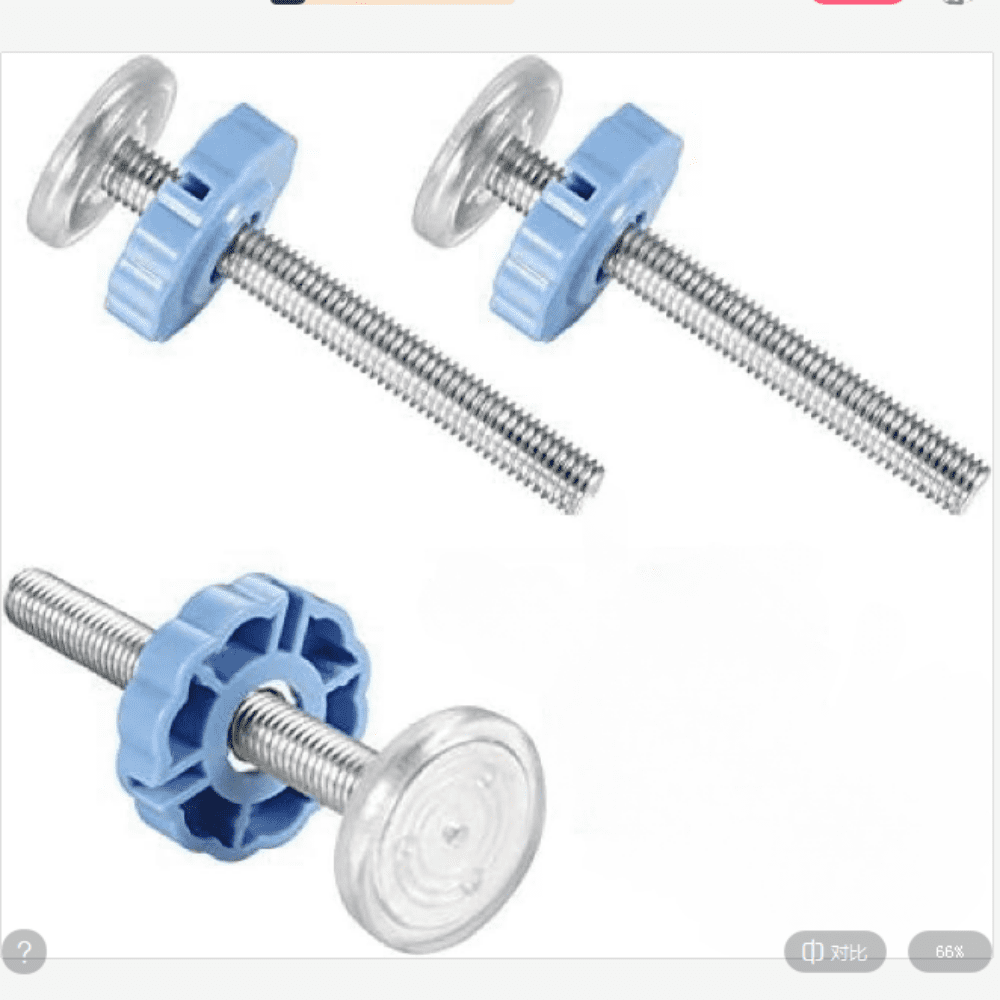 4-pack pressure installation baby door threaded spindle rod M10 walk-in ...