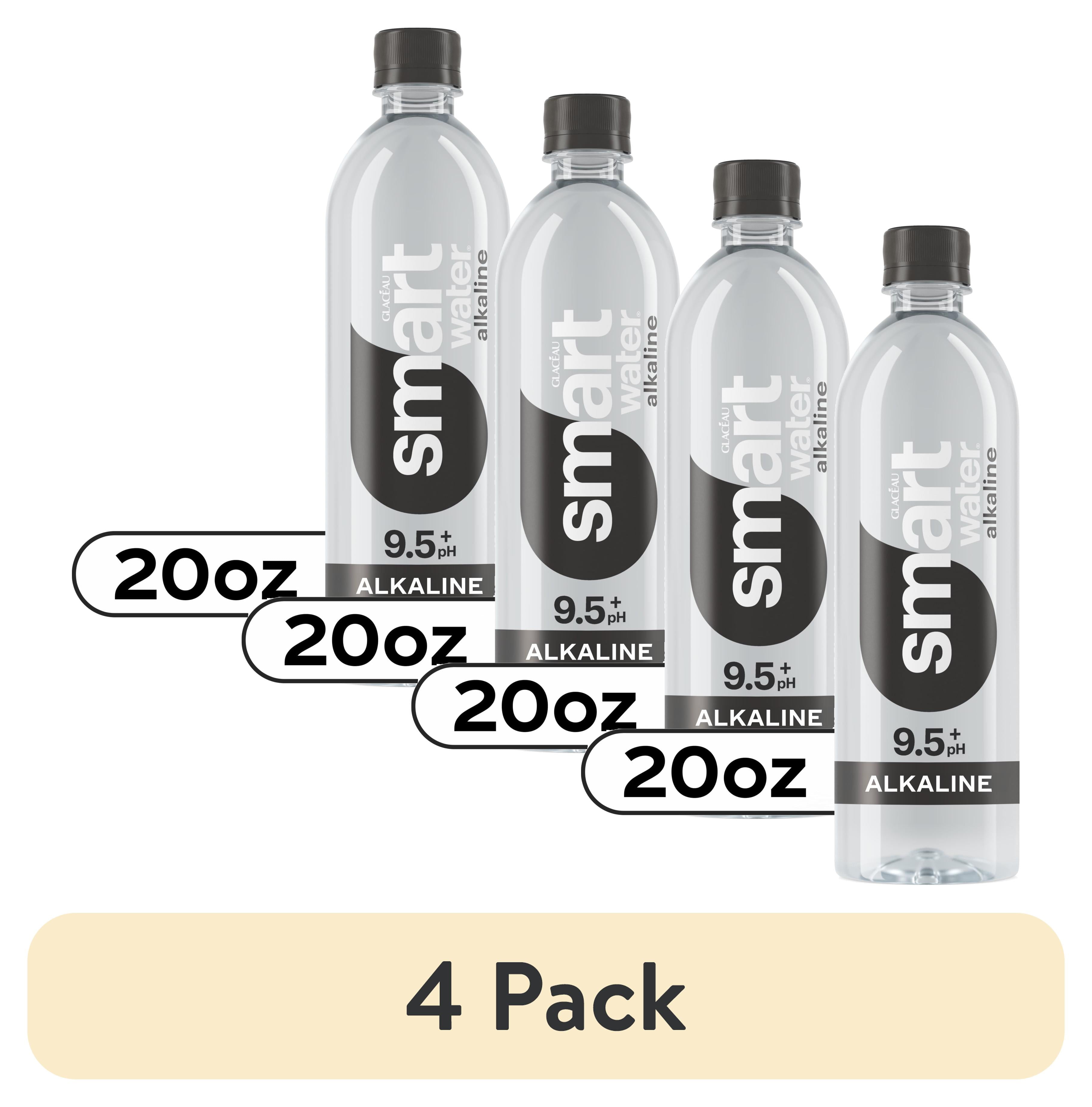 (4 pack) smartwater alkaline with antioxidant ionized electrolyte vapor ...