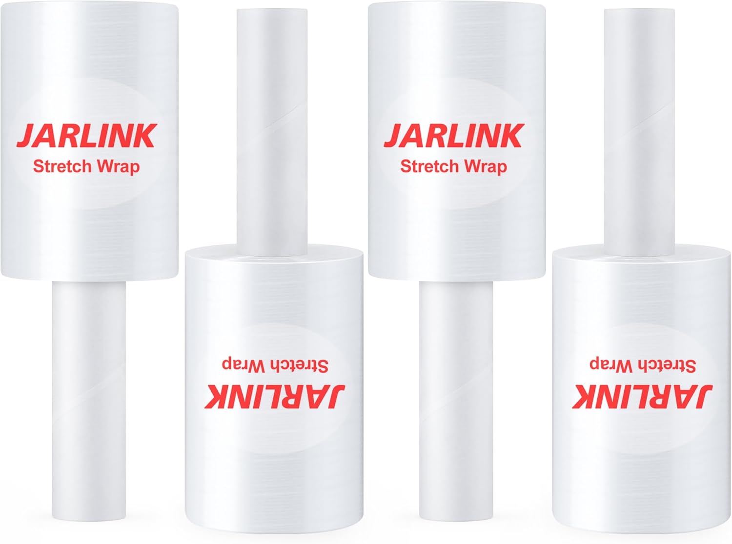 4 pack stretch film, 5-inch 1000 feet mini industrial strength, can ...