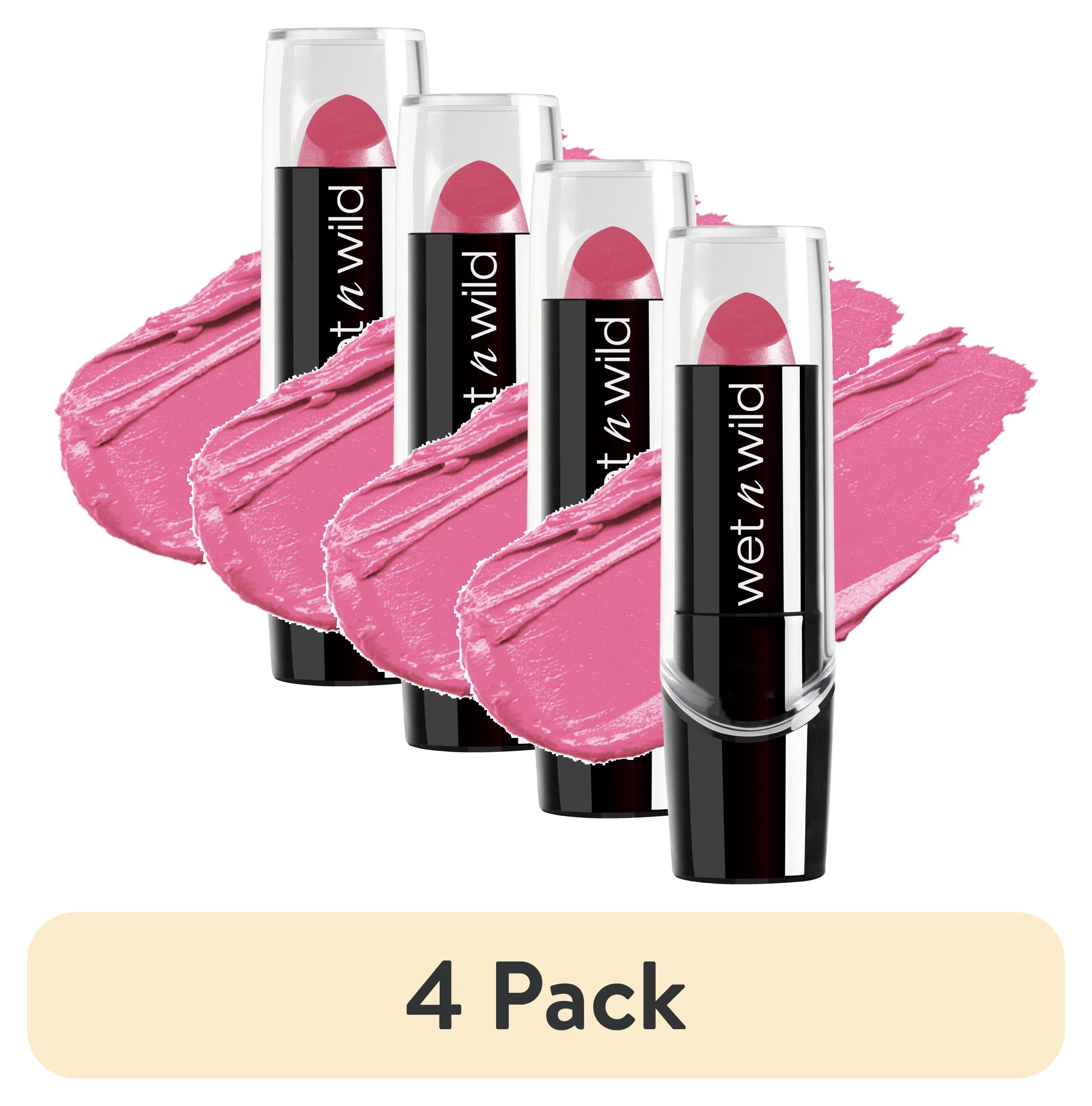 (4 pack) wet n wild Silk Finish Lipstick - Pink Ice - Walmart.com