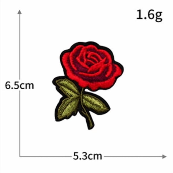 4 packs of embroidered cloth patch repair decorative patch DIY handmade ...