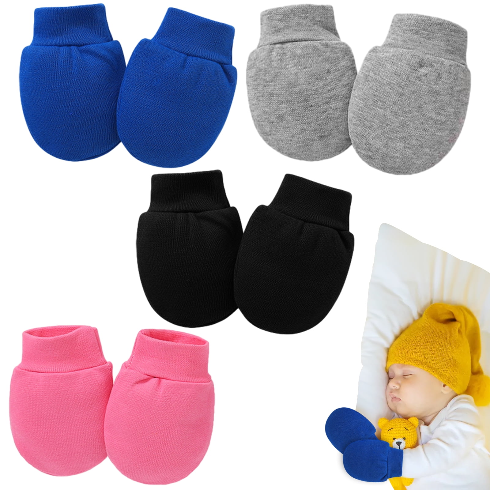 4 pairs of baby gloves - Walmart.com